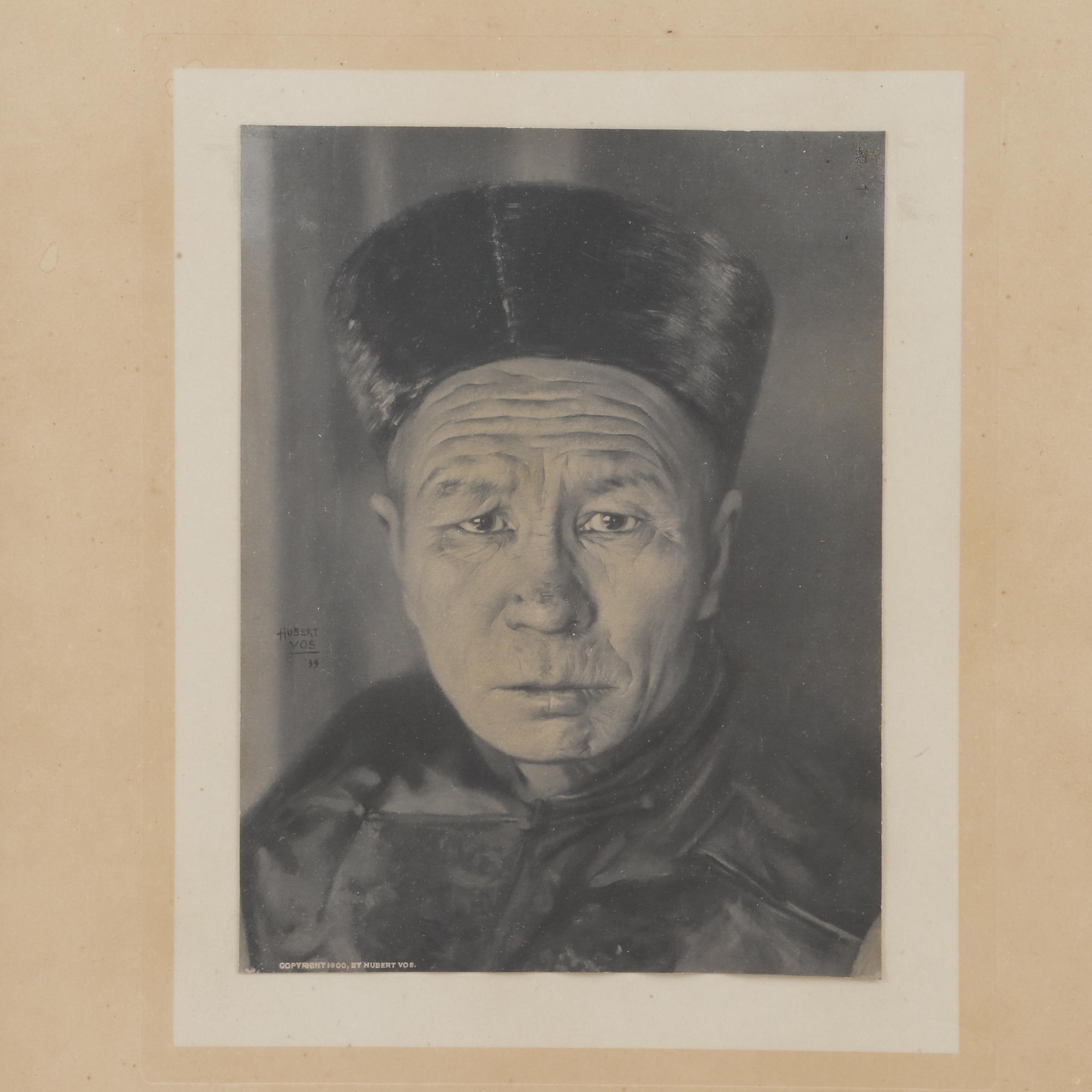 Lithograph after Hubert Vos "Types of Various Races: Thibetan-Llama ...