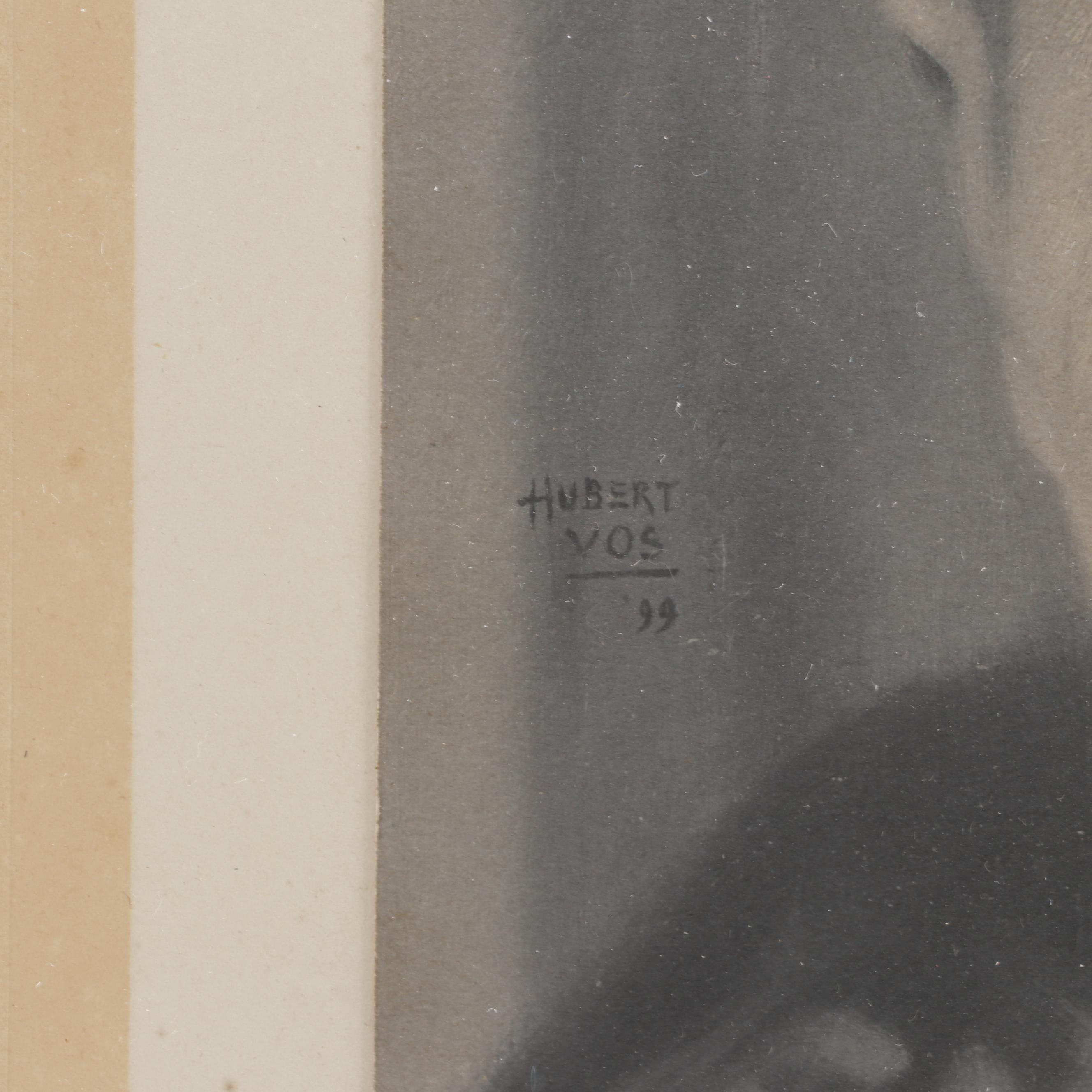 Lithograph after Hubert Vos "Types of Various Races: Thibetan-Llama ...