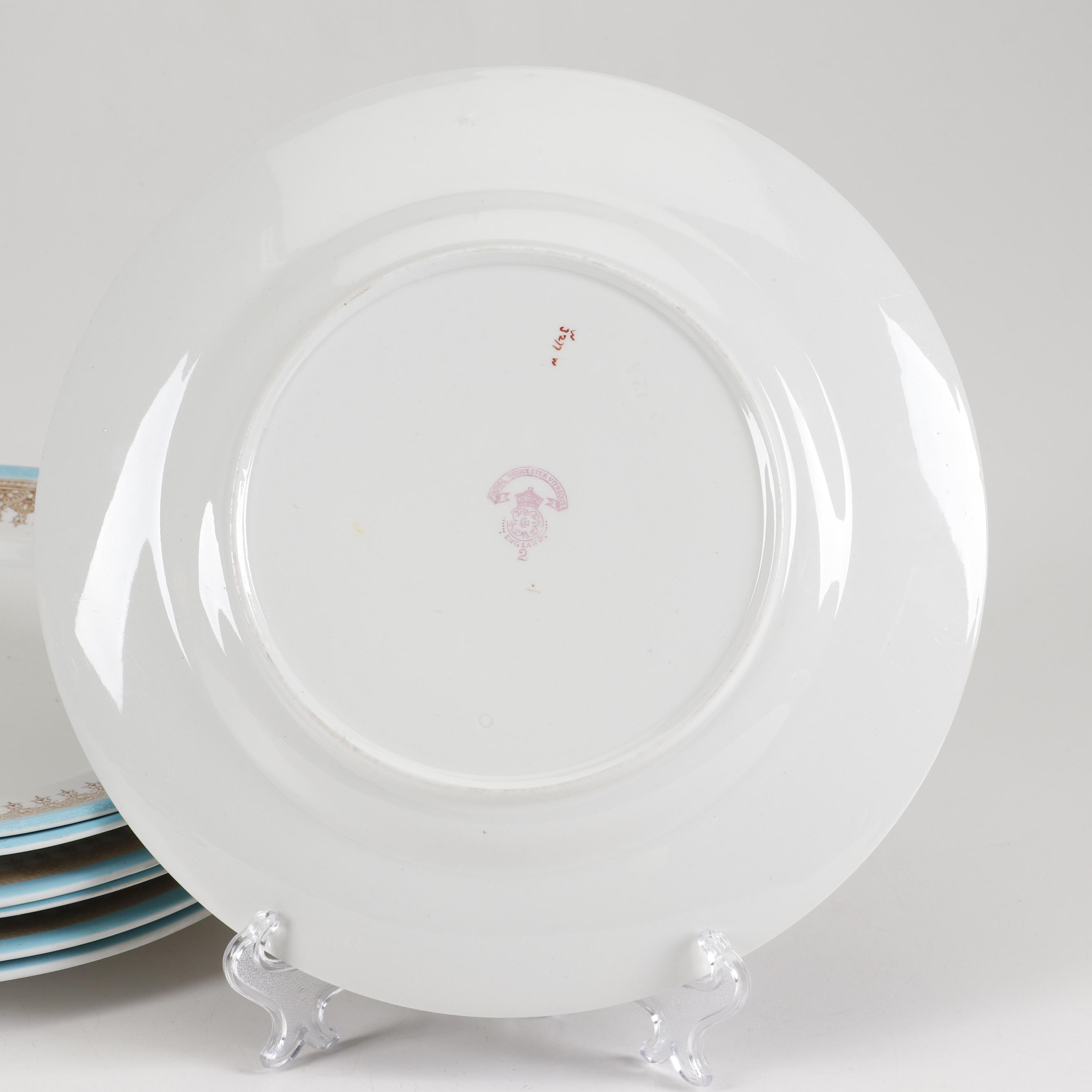 Royal Worcester Vitreous Dinner Plates | EBTH