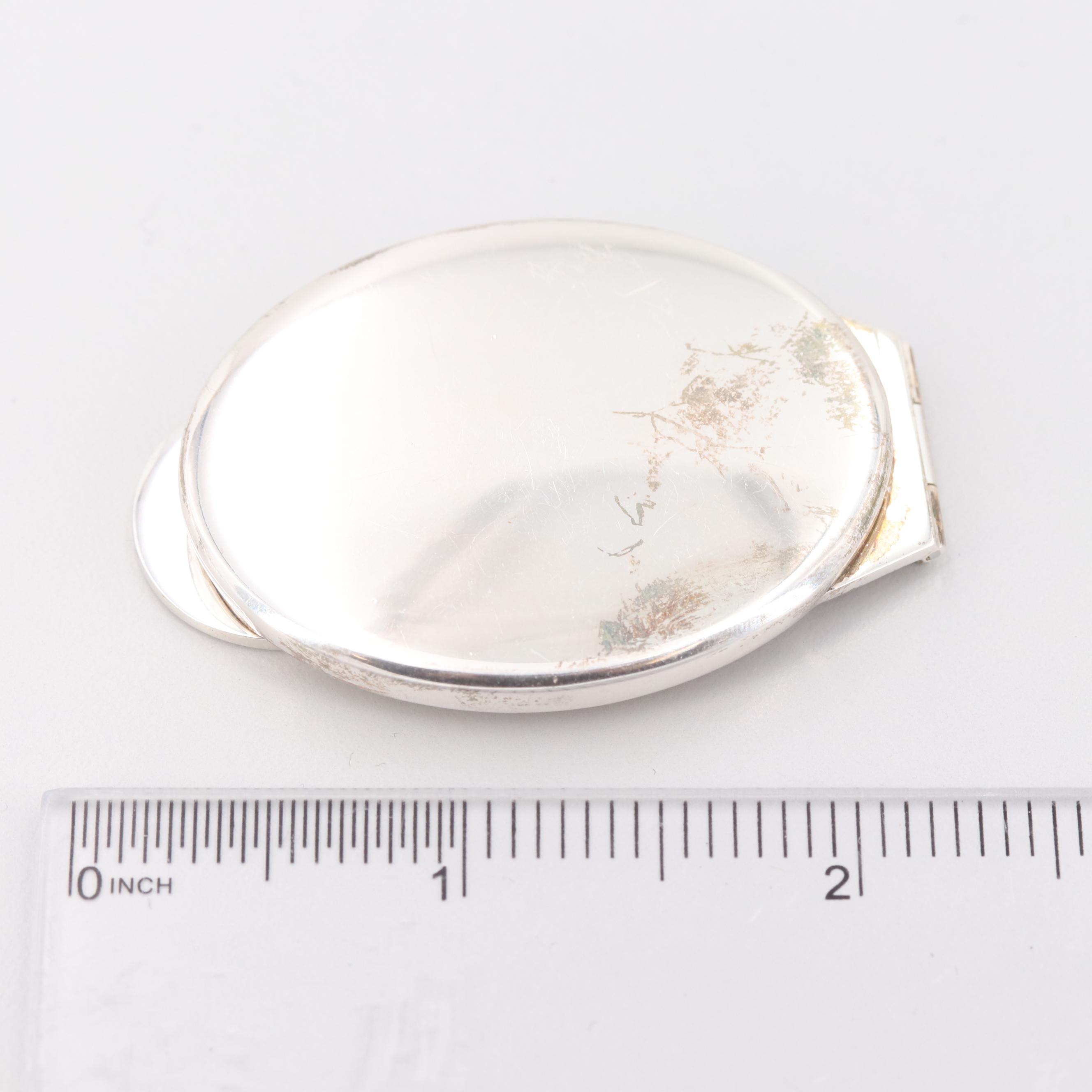 Tiffany & Co Sterling Silver Folding Compact Mirror | EBTH