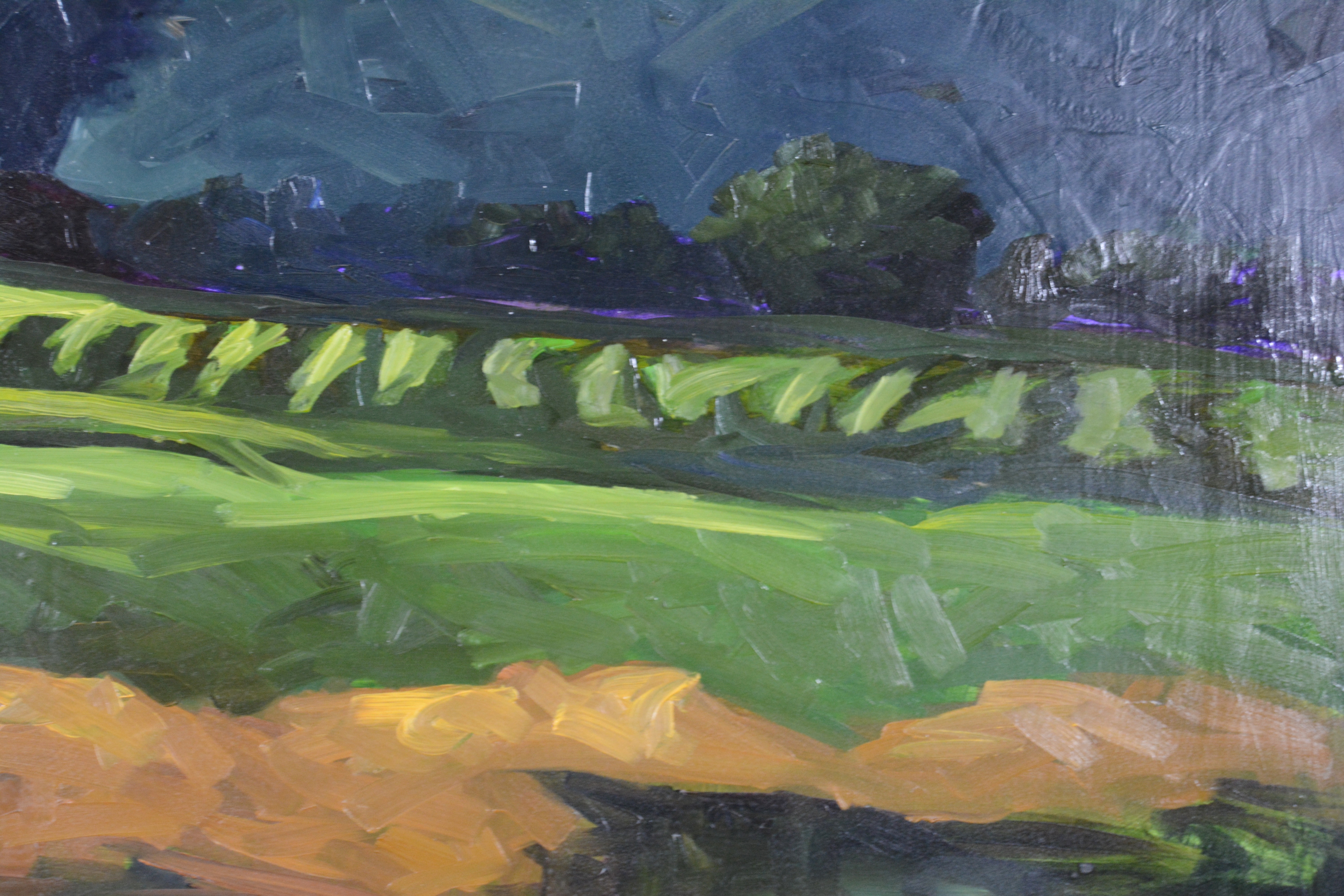 Aaron Fritz Mountain Landscape Oil Painting | EBTH