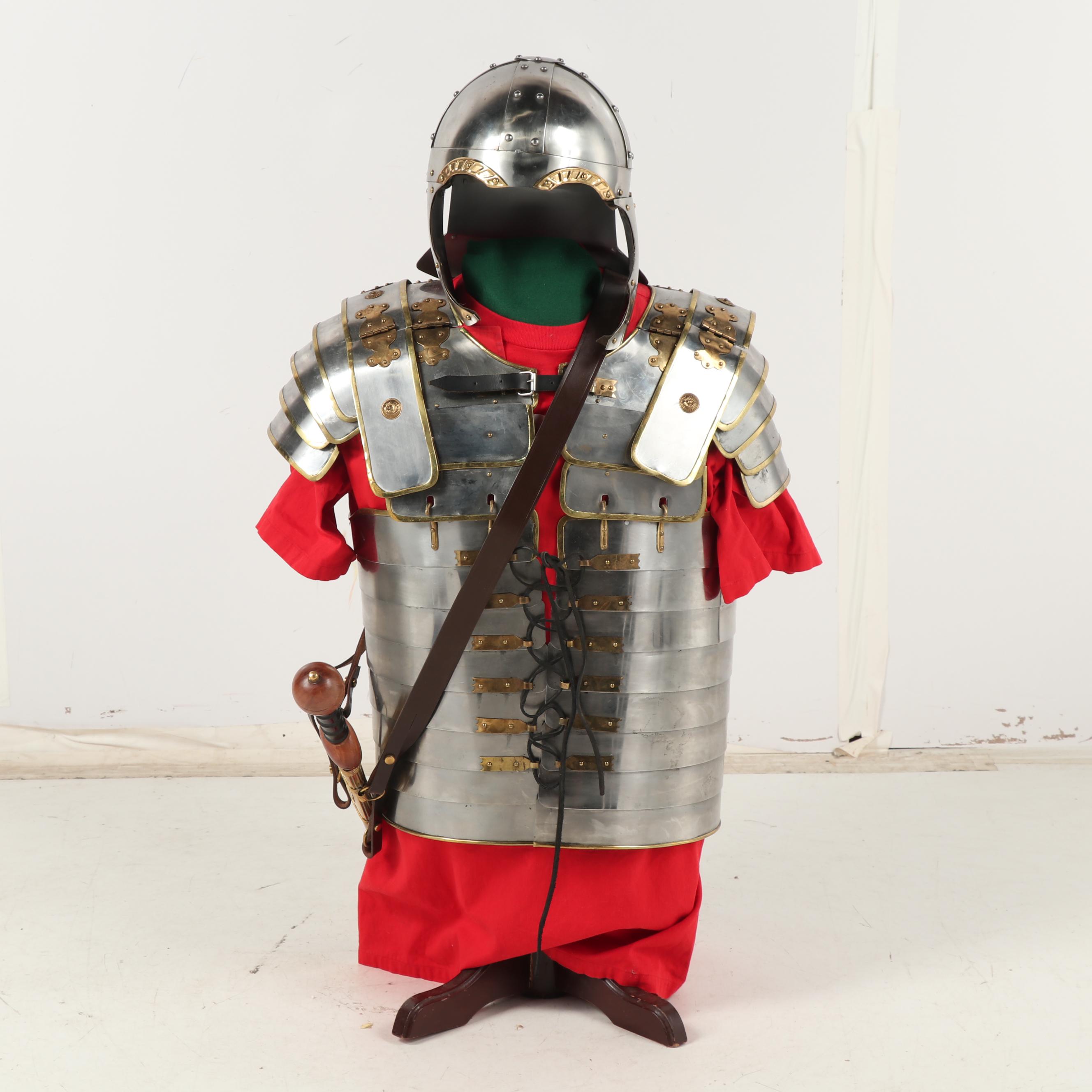 Replica Imperial Roman Army Legionary Costume Armor, Gladius and Shield ...