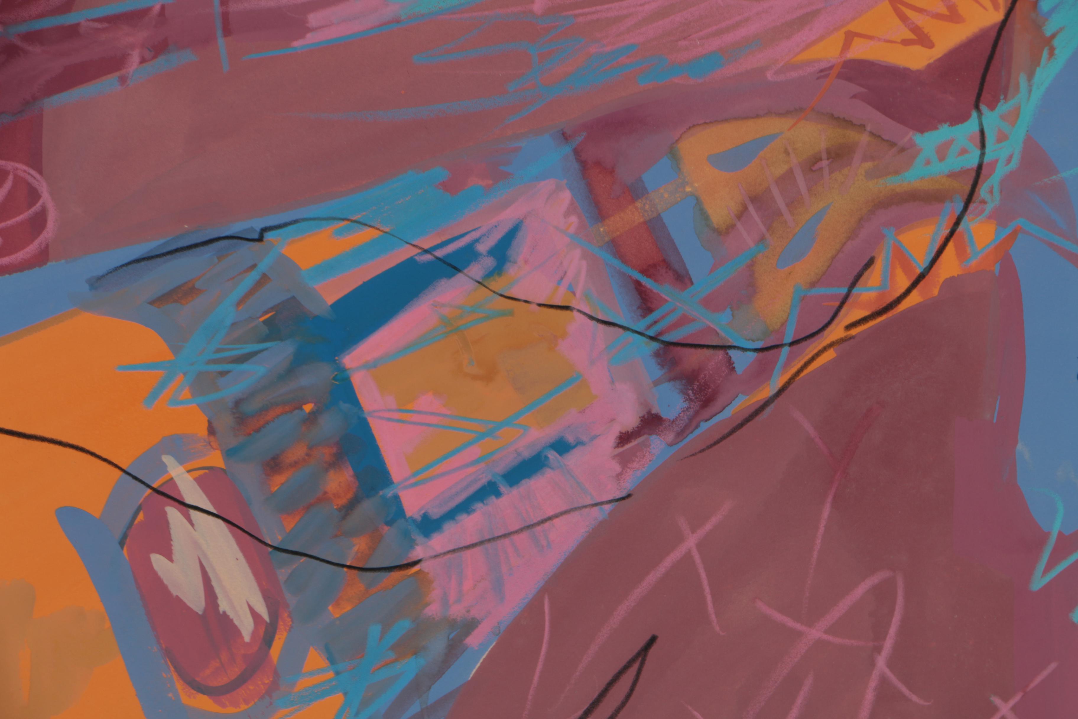 Merle Rosen Abstract Mixed Media Painting | EBTH