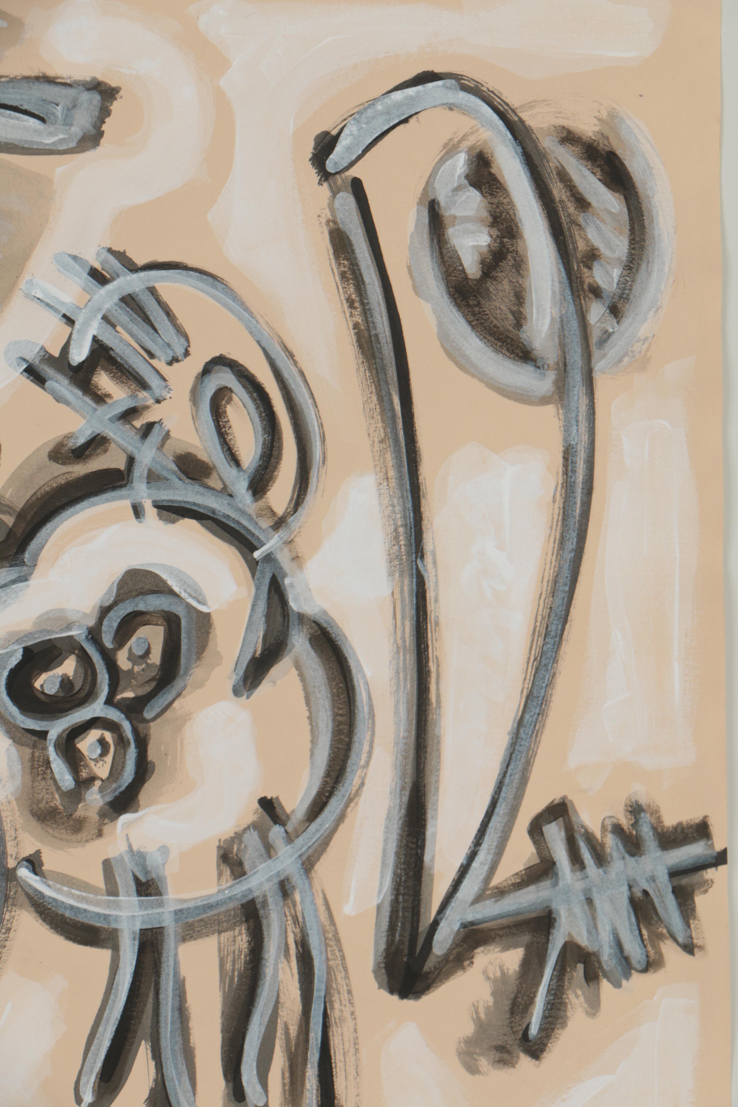 Merle Rosen Abstract Mixed Media Painting | EBTH