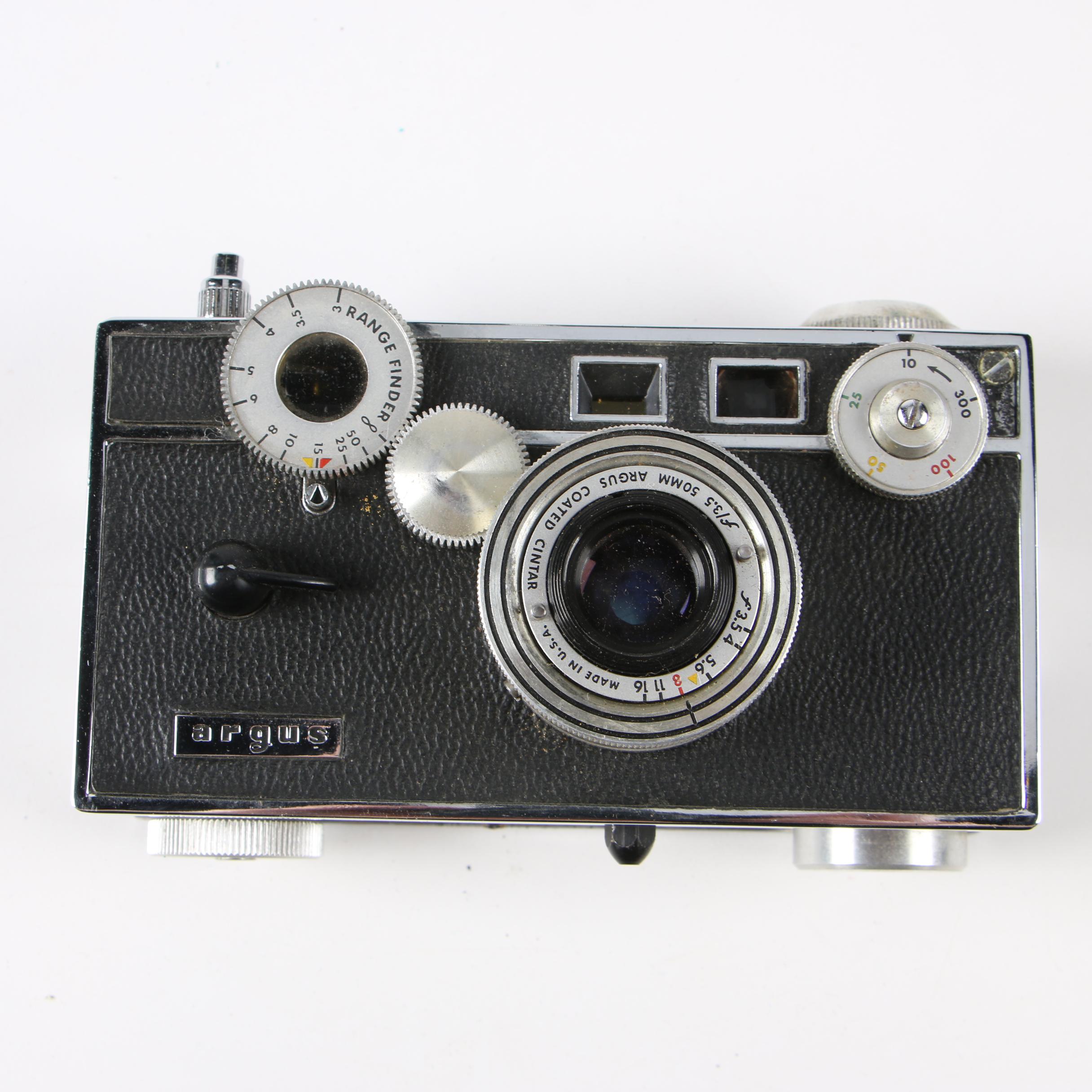 Argus C3 and Autronic 35 35mm Rangefinder Cameras, Mid-Century | EBTH