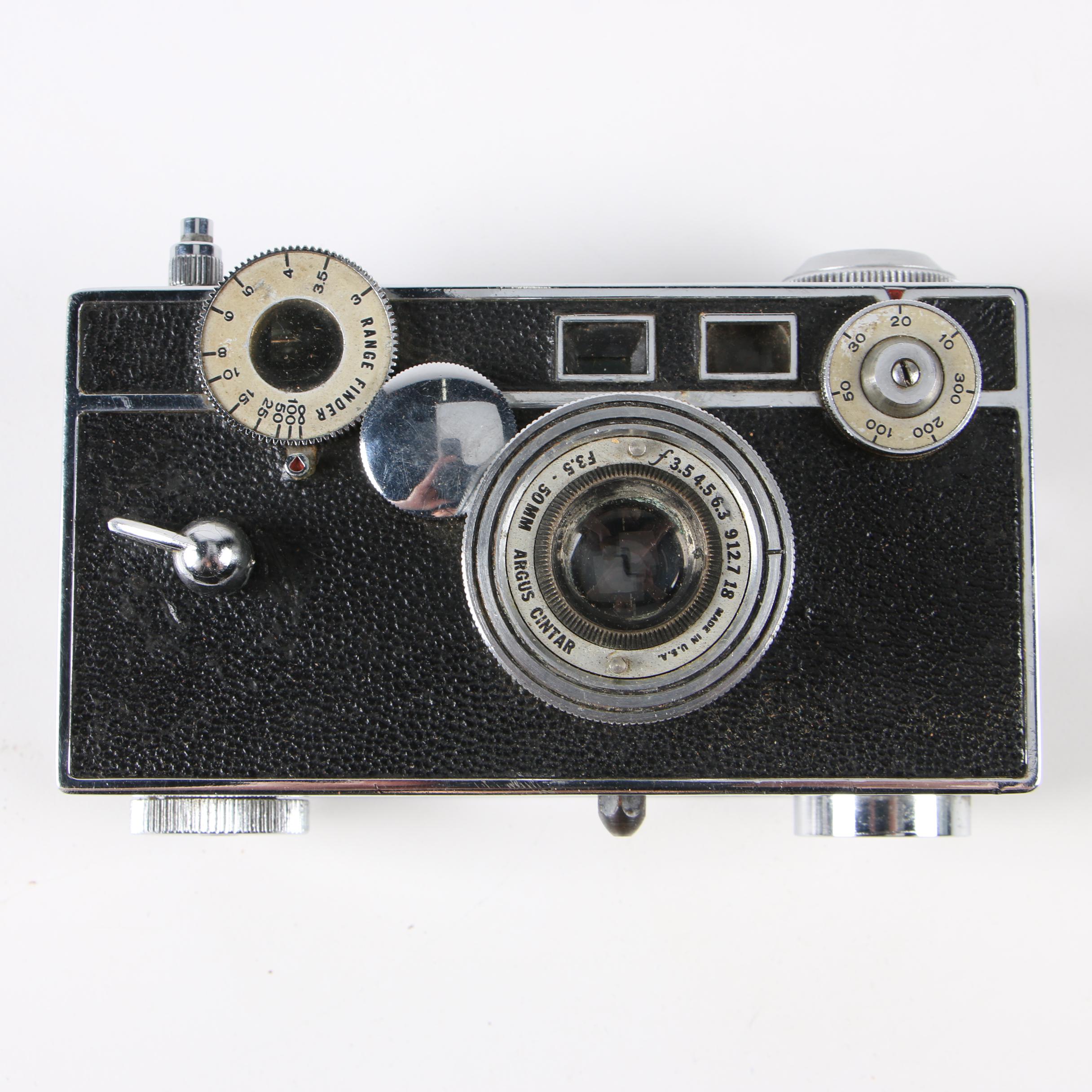 Argus C3 and Autronic 35 35mm Rangefinder Cameras, Mid-Century | EBTH