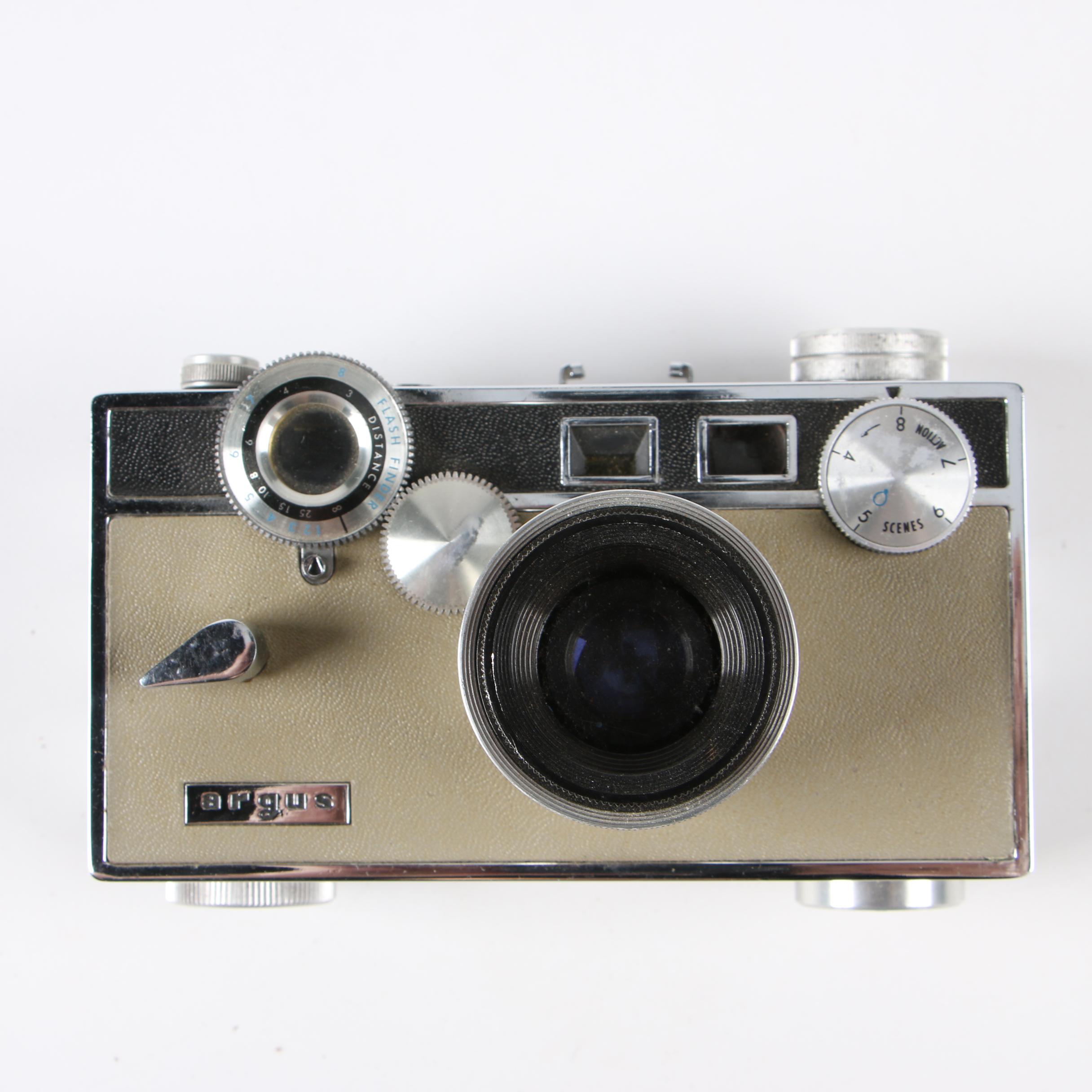 Argus C3 and Autronic 35 35mm Rangefinder Cameras, Mid-Century | EBTH