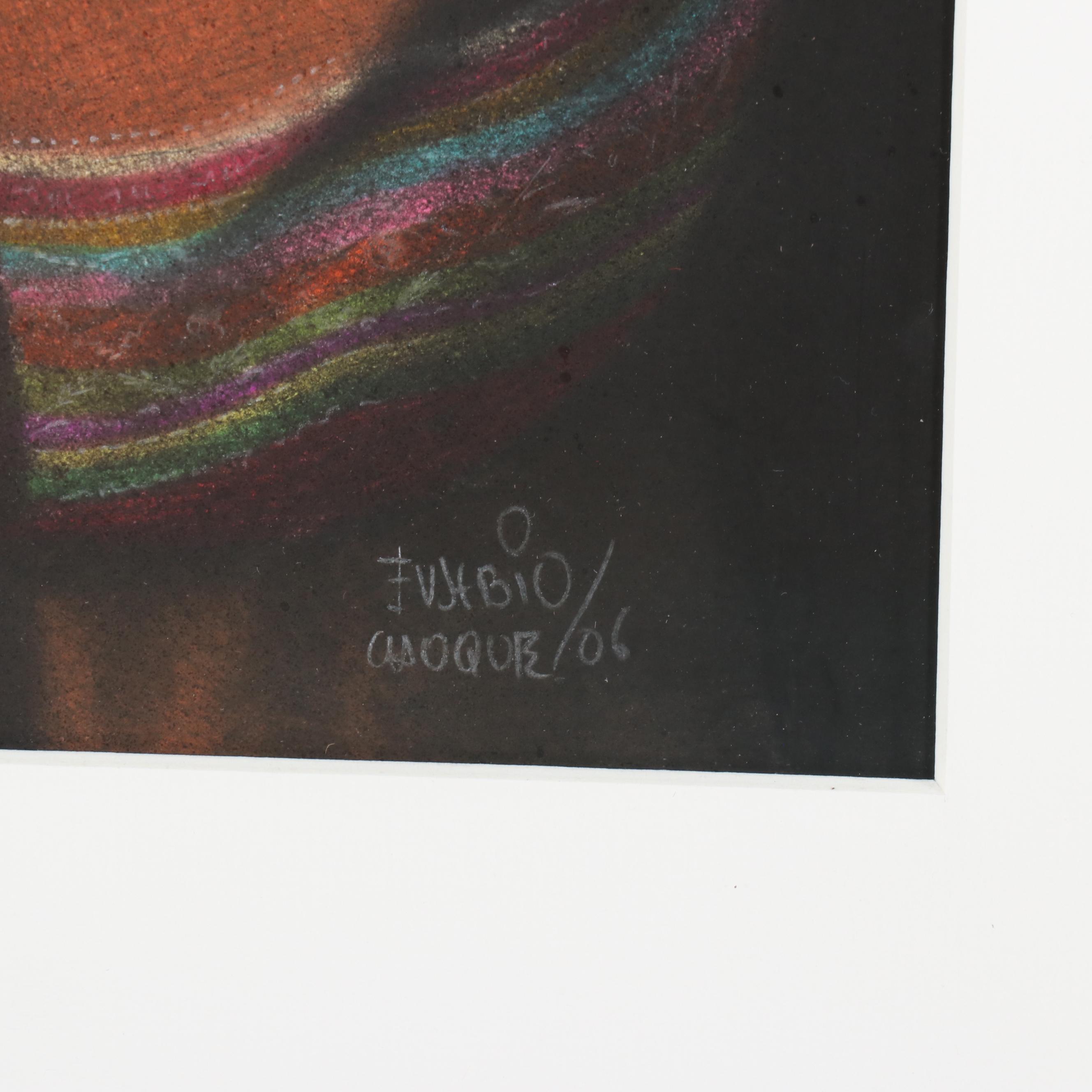 Eusebio Choque Oil Pastel Drawings | EBTH