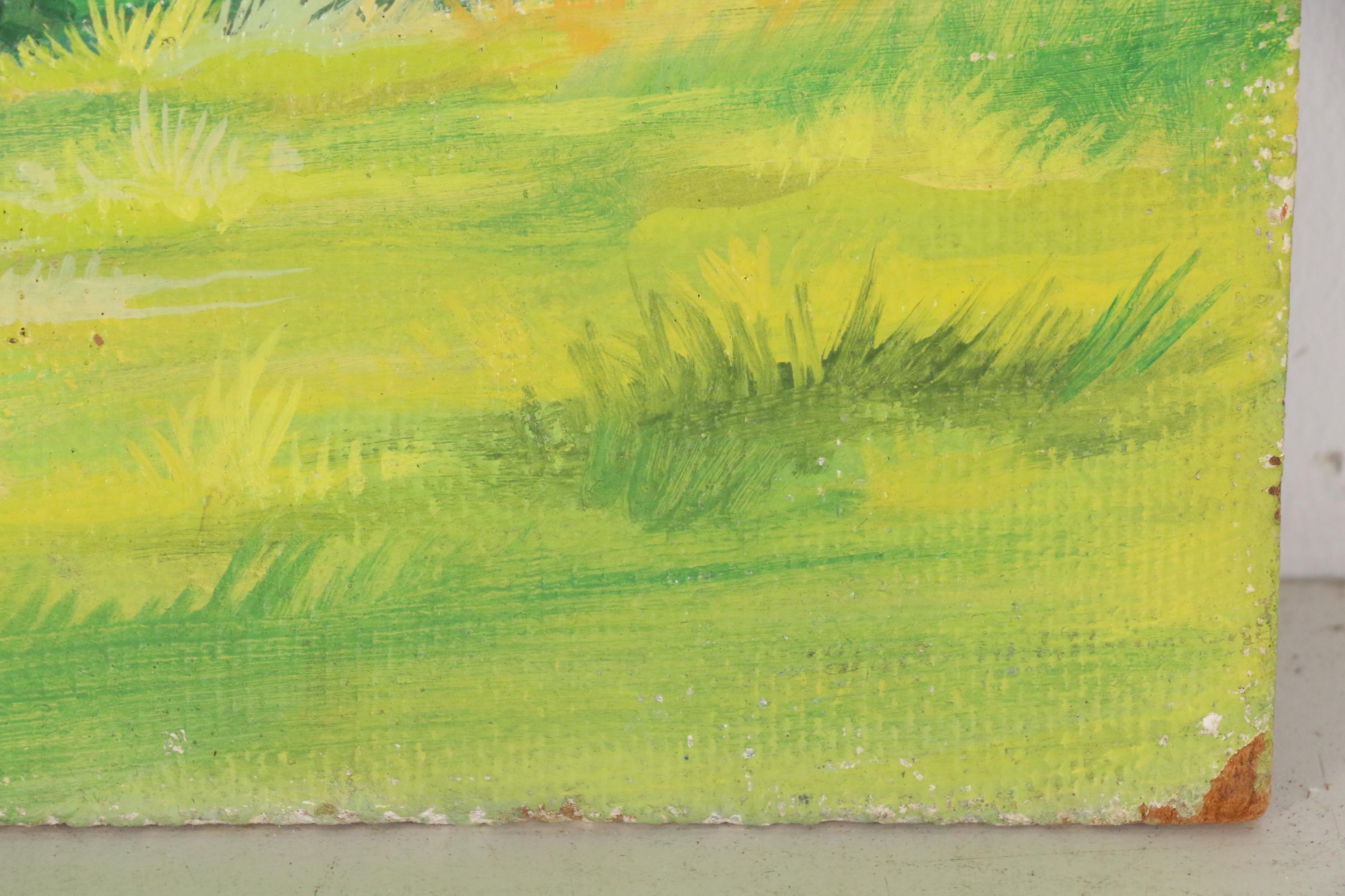 Frank Trapp Landscape Acrylic Painting | EBTH