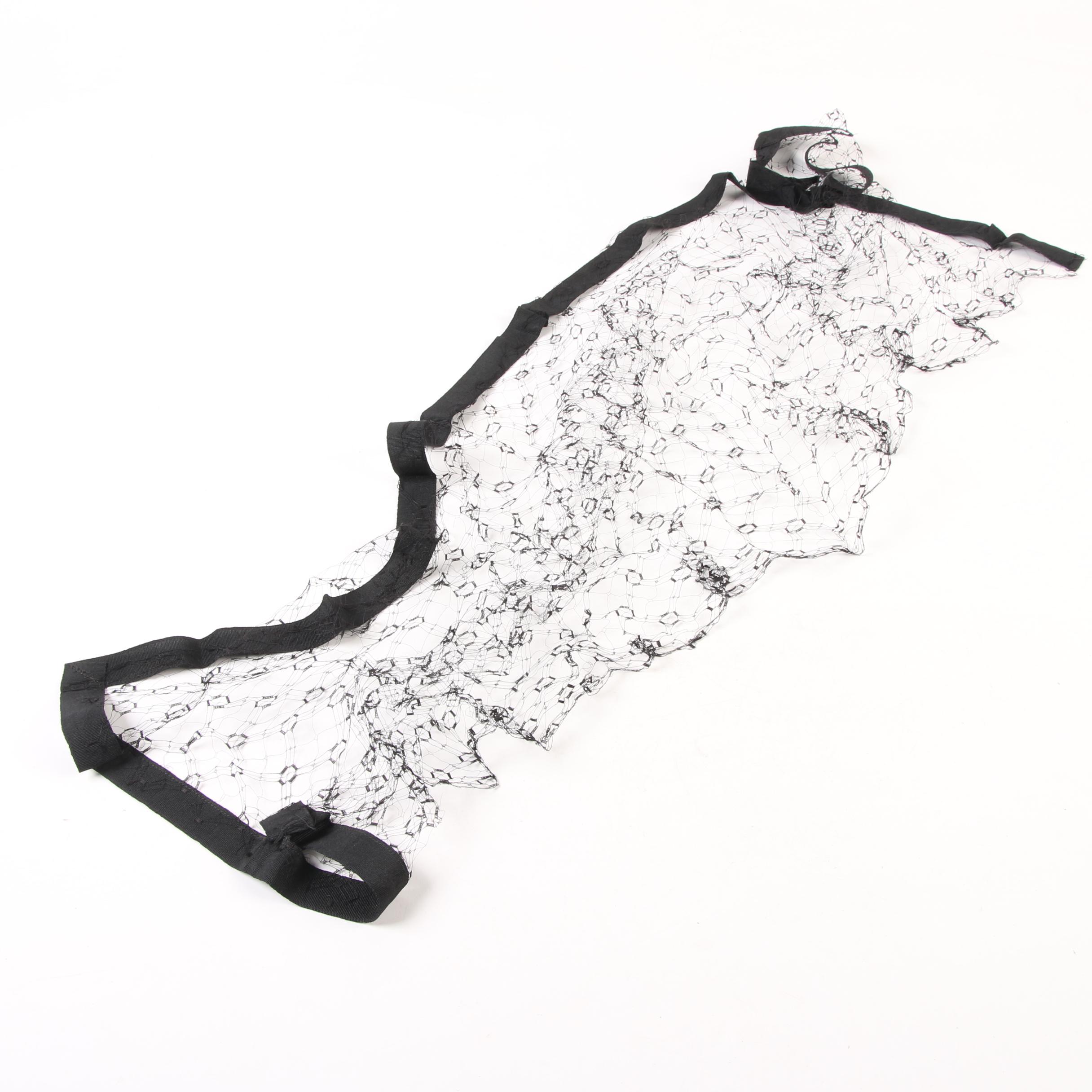 Hand-Stitched Mourning Veils and Arm Bands, Antique and Vintage | EBTH