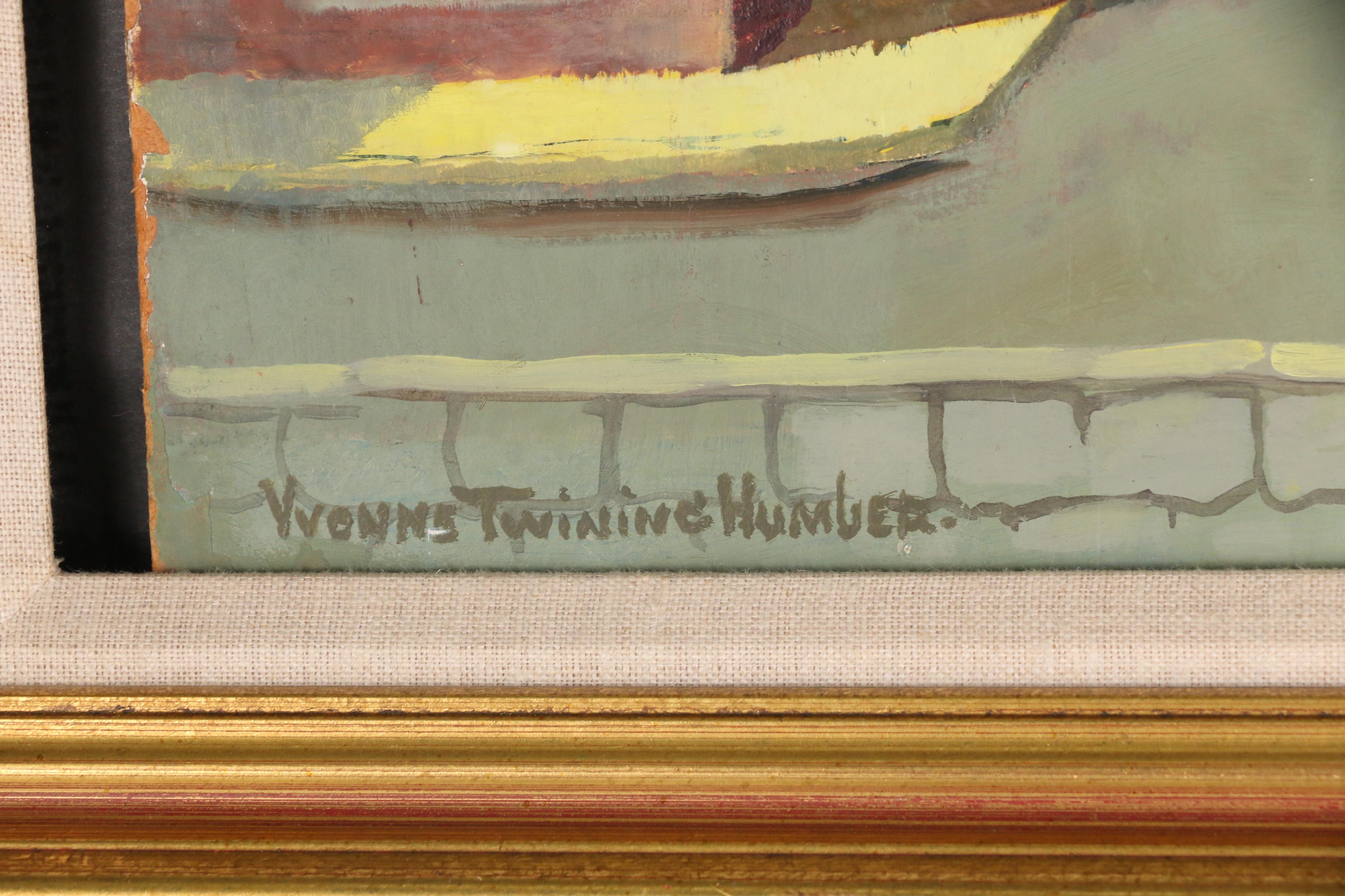 Yvonne Twining Humber Acrylic Painting "Street in Brussels" | EBTH