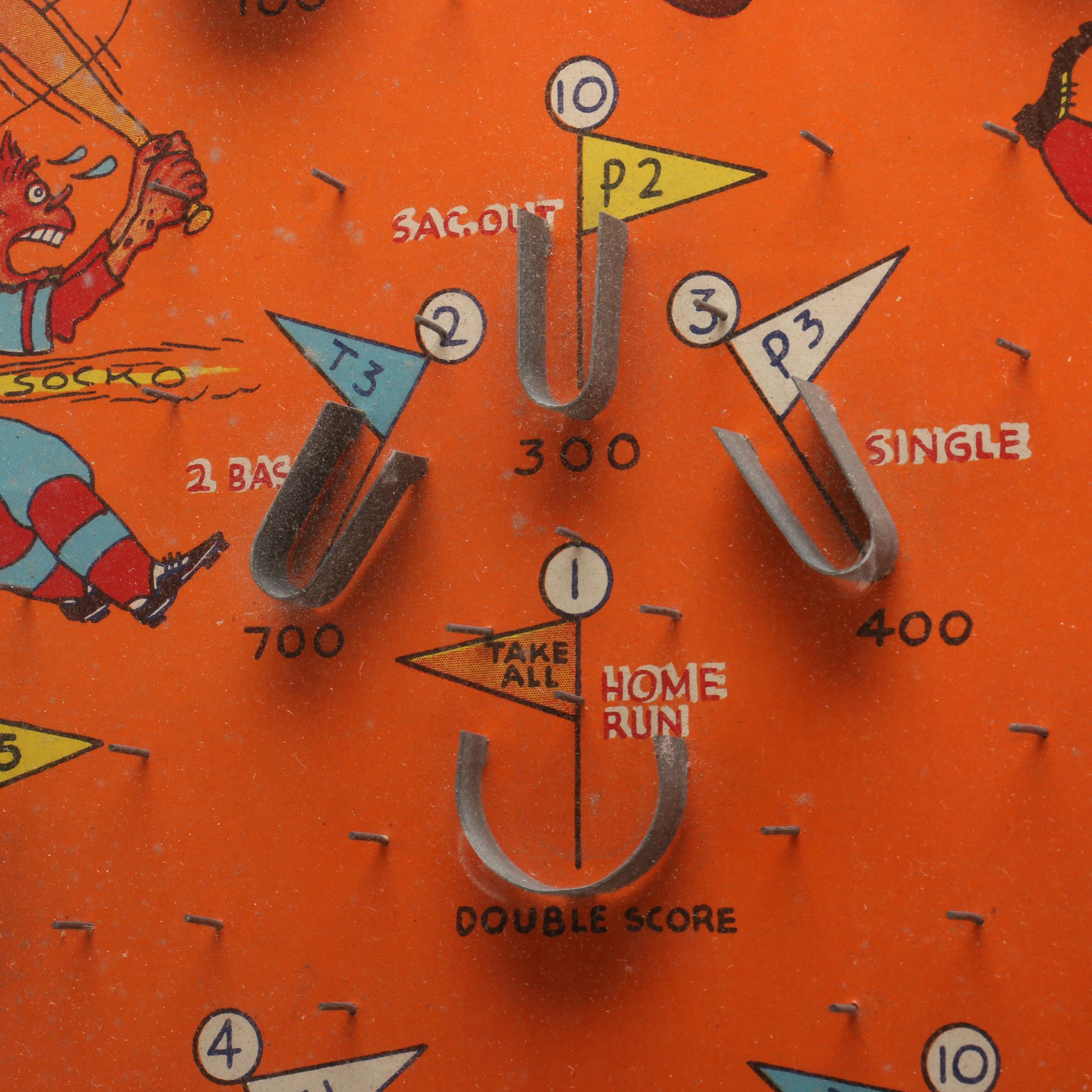 Northwestern Products Company "Poosh-M-Up 'Big 5'" Pinball Game, Circa ...