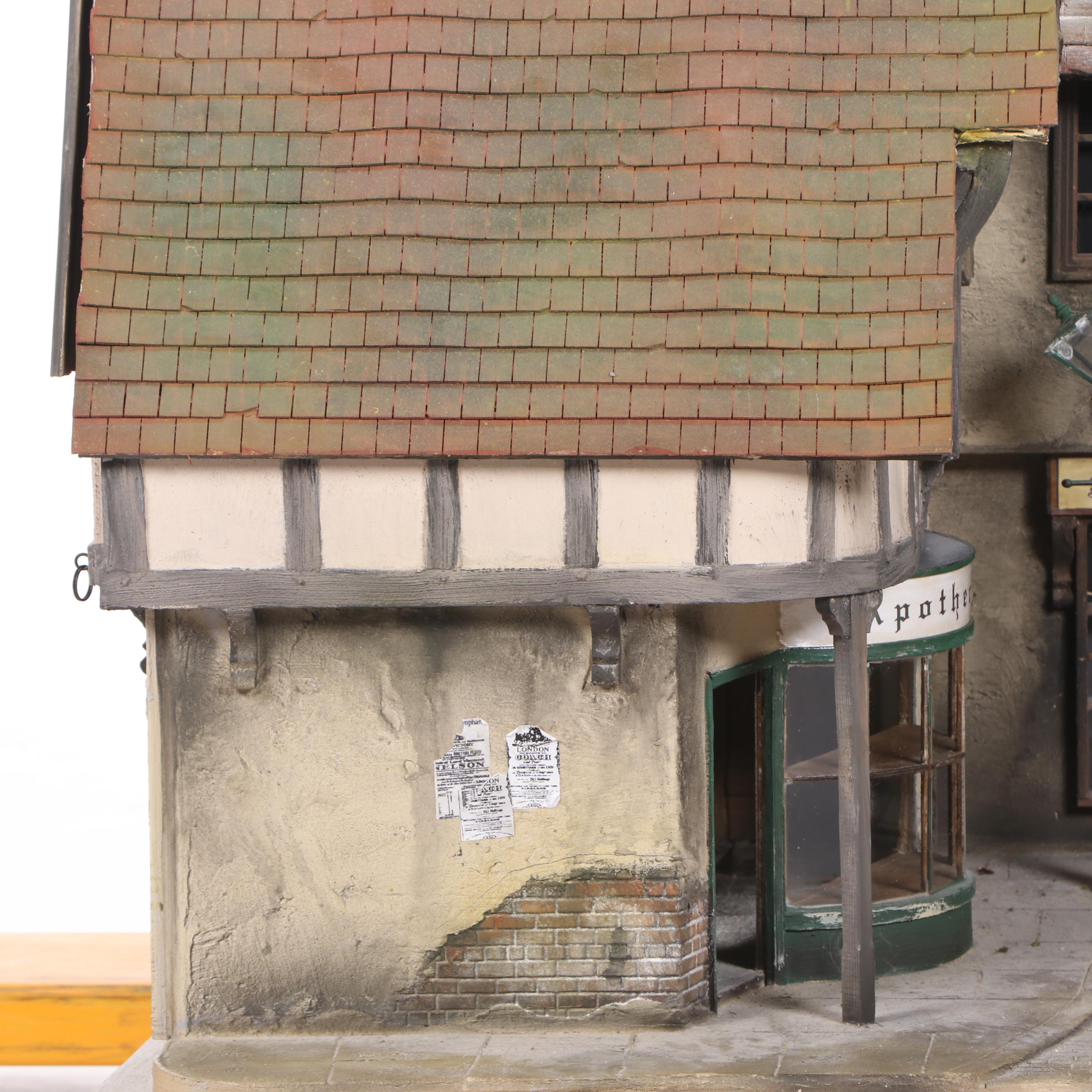 Vic Newey Dickensian Street Scene Dollhouse | EBTH