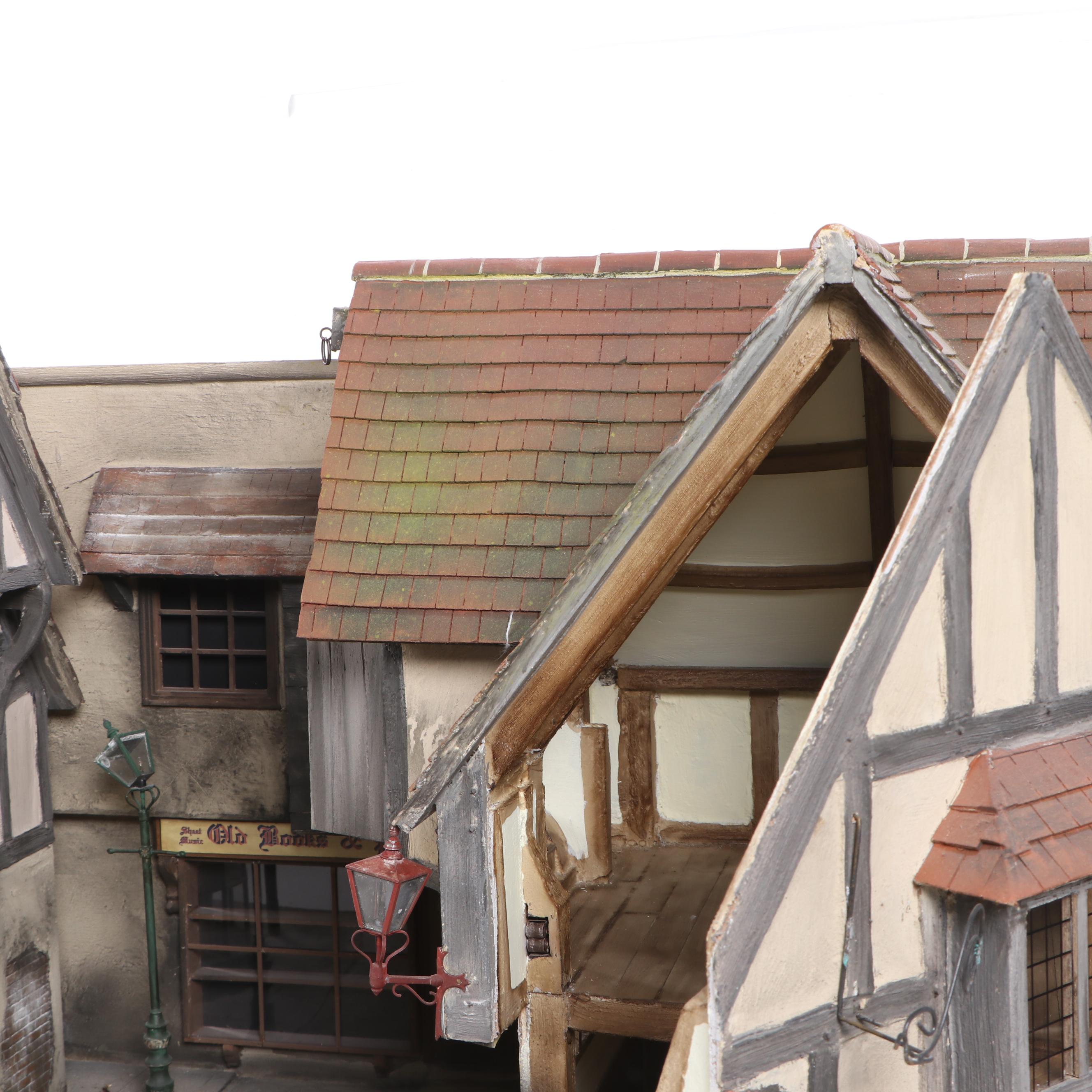 Vic Newey Dickensian Street Scene Dollhouse | EBTH
