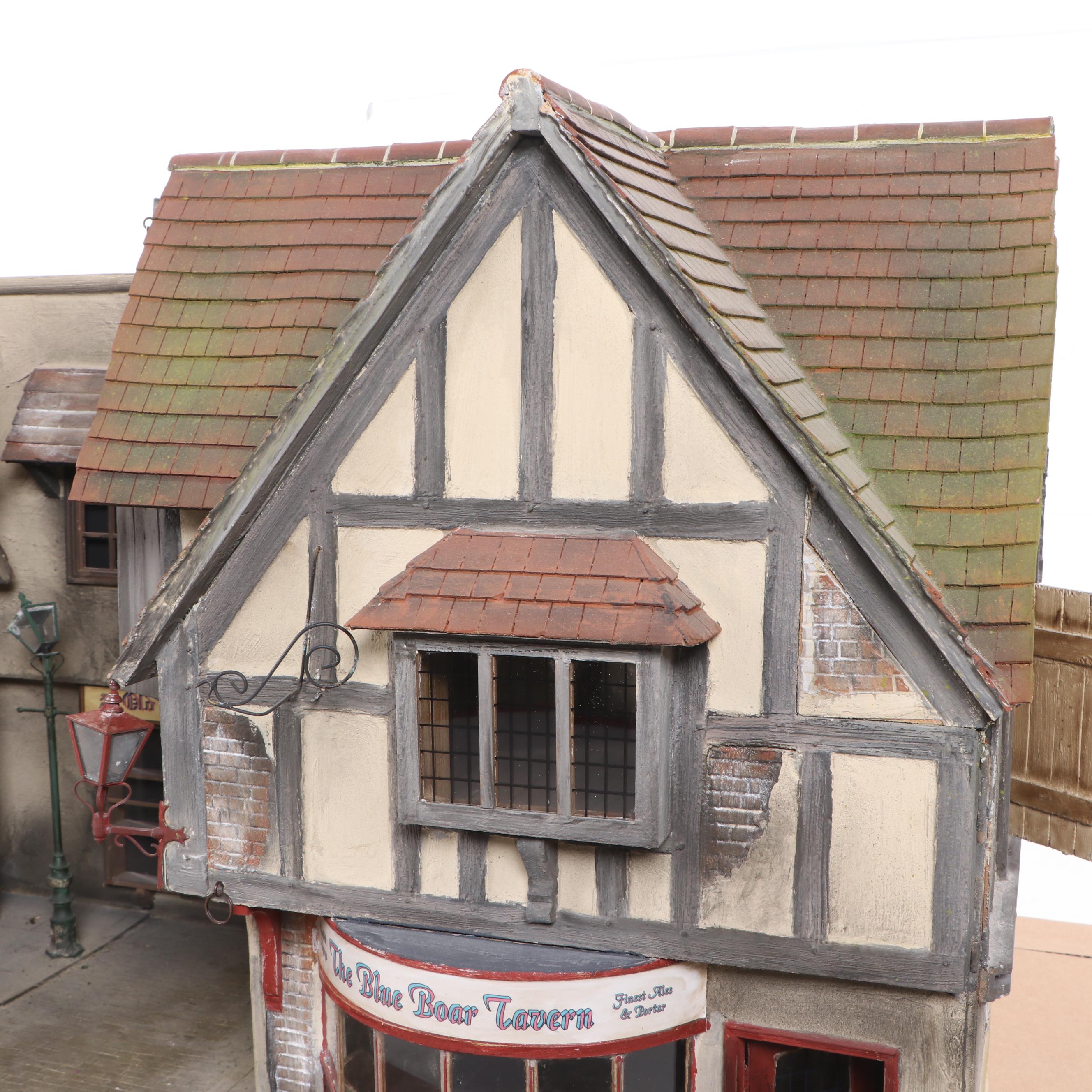 Vic Newey Dickensian Street Scene Dollhouse | EBTH