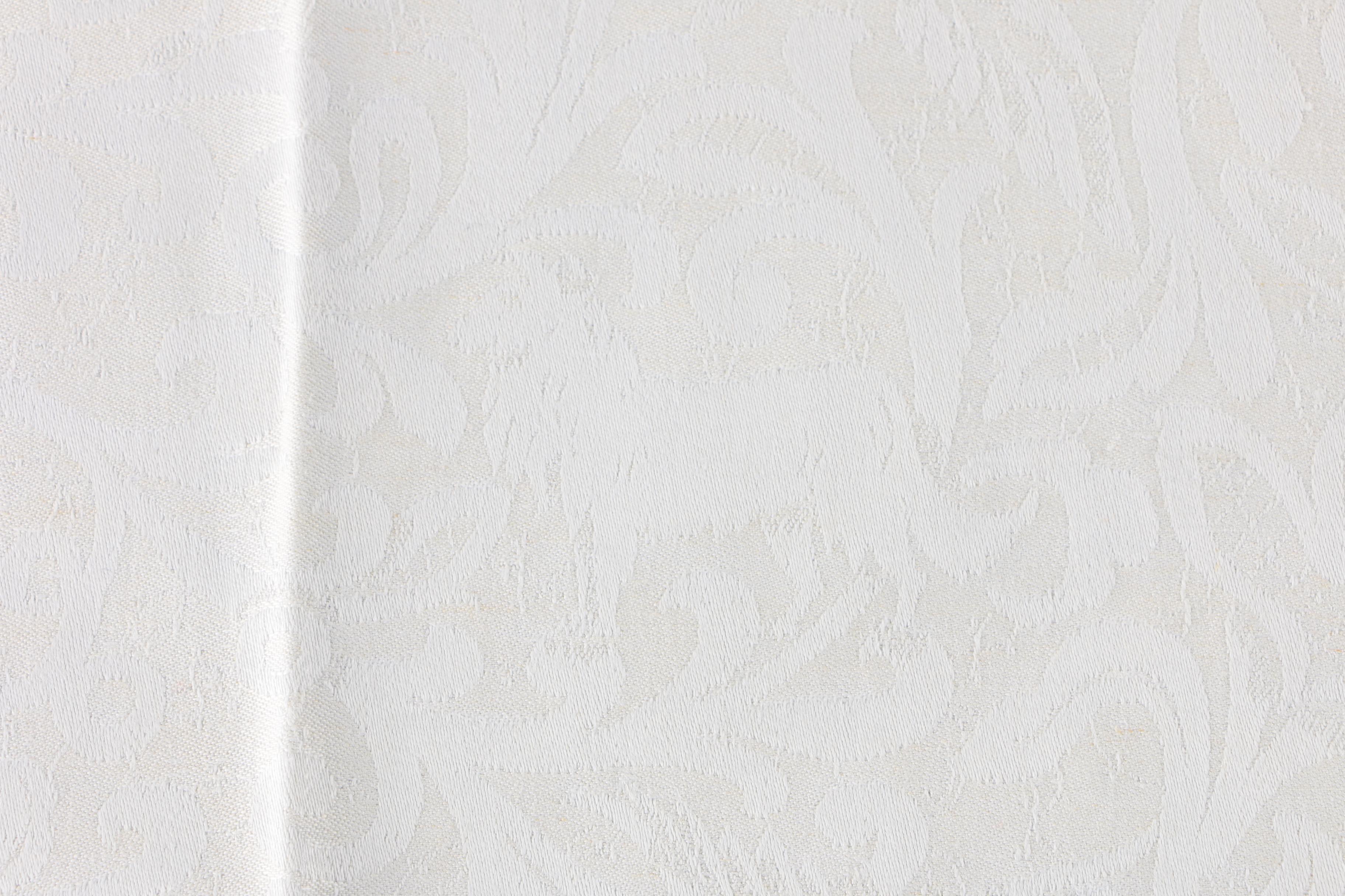 Vintage Figural Damask Lap Napkins with Embroidered Monogrammed "R ...