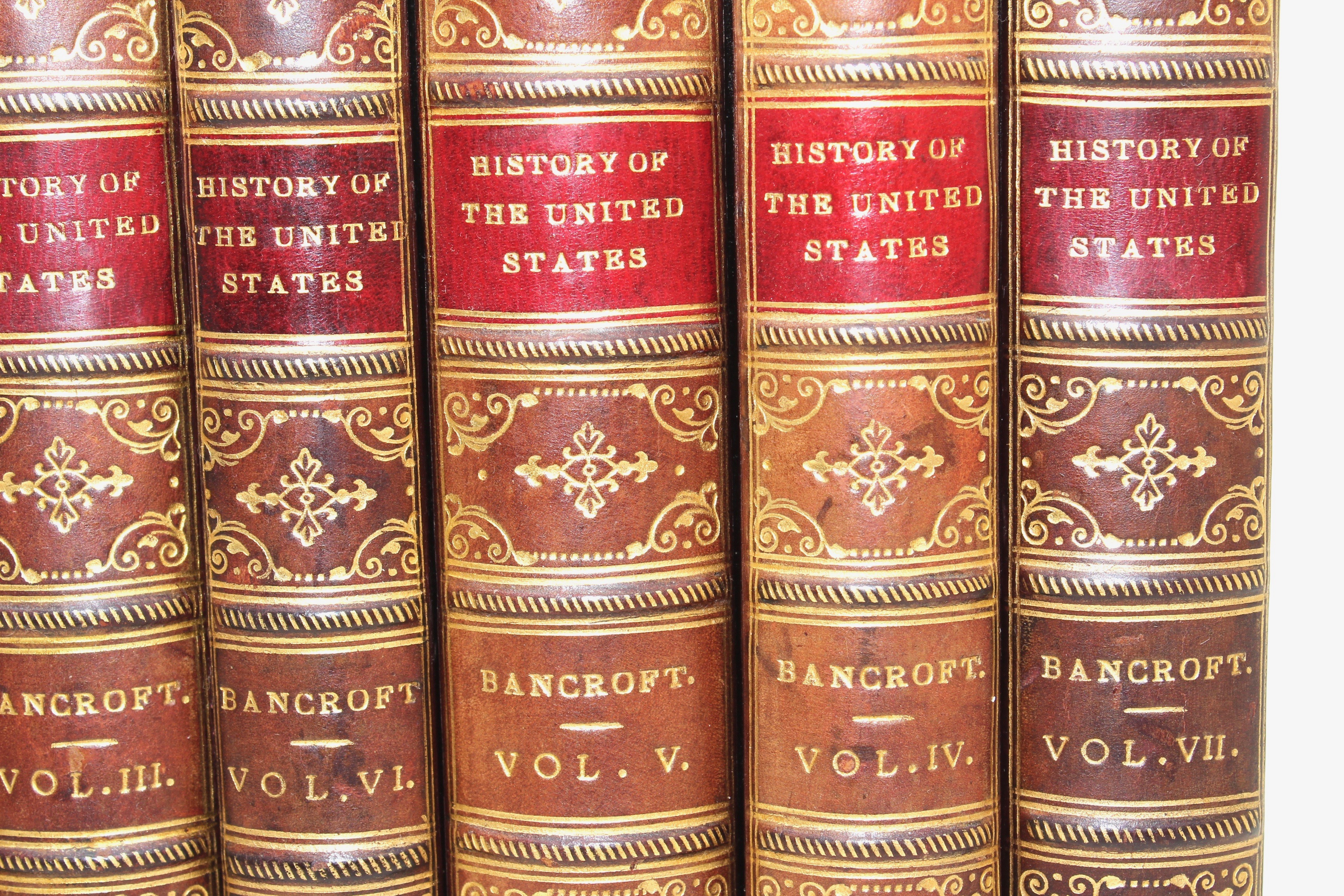 "History of the United States" 7 Volume Set by George Bancroft | EBTH