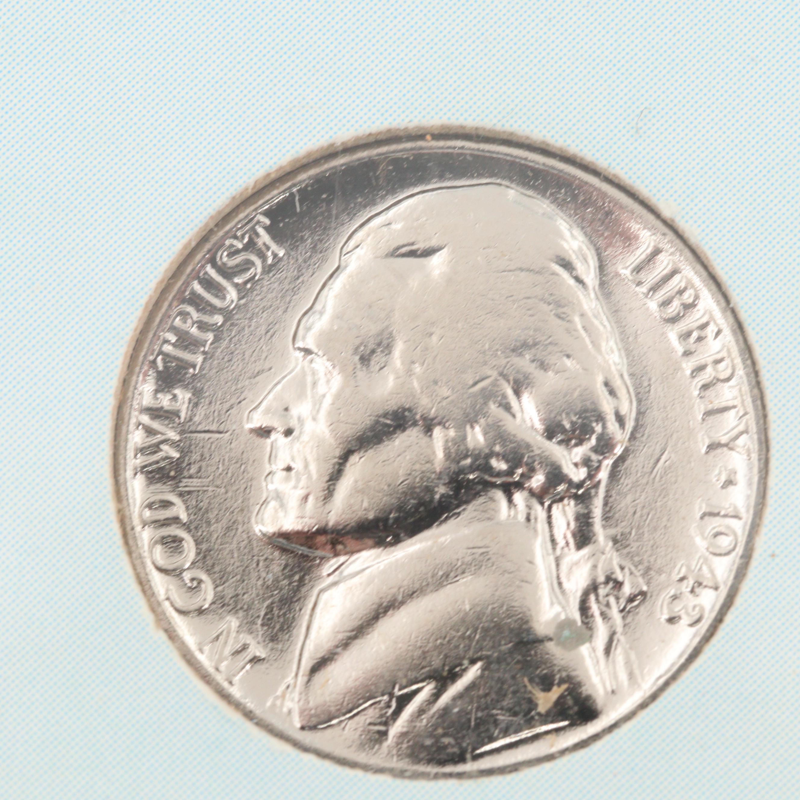 Framed "The Silver Story" Coin and Currency Collection | EBTH