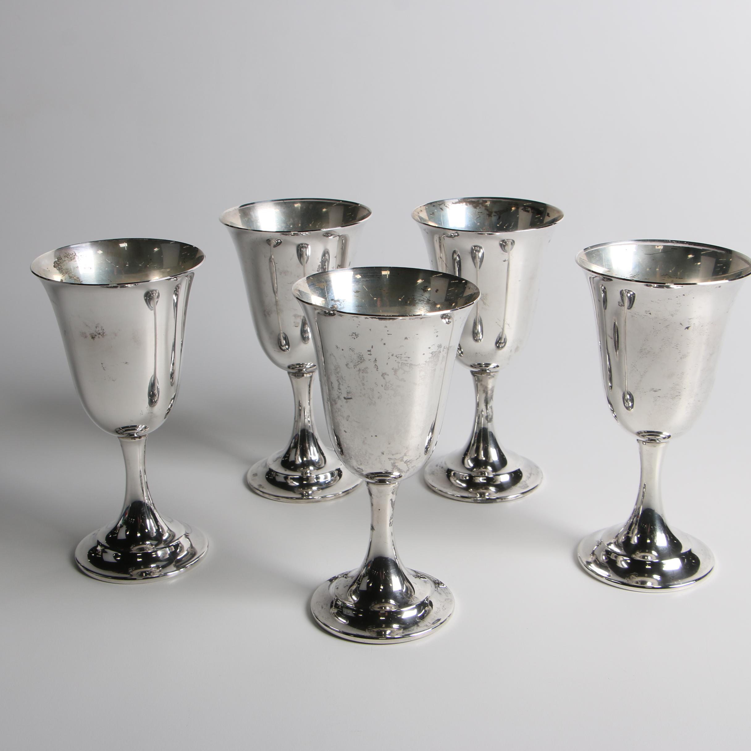 International Silver Co. "Lord Saybrook" Sterling Water Goblets | EBTH