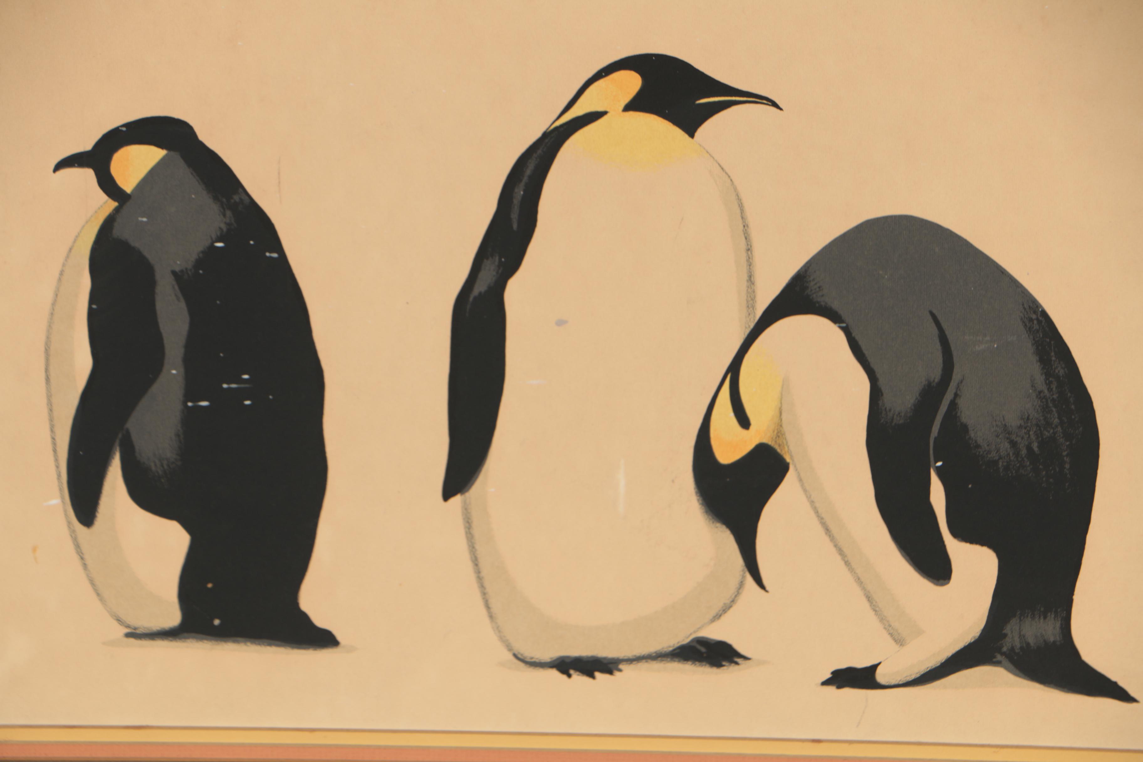 Serigraph after David Grose "Penguin Parade" | EBTH