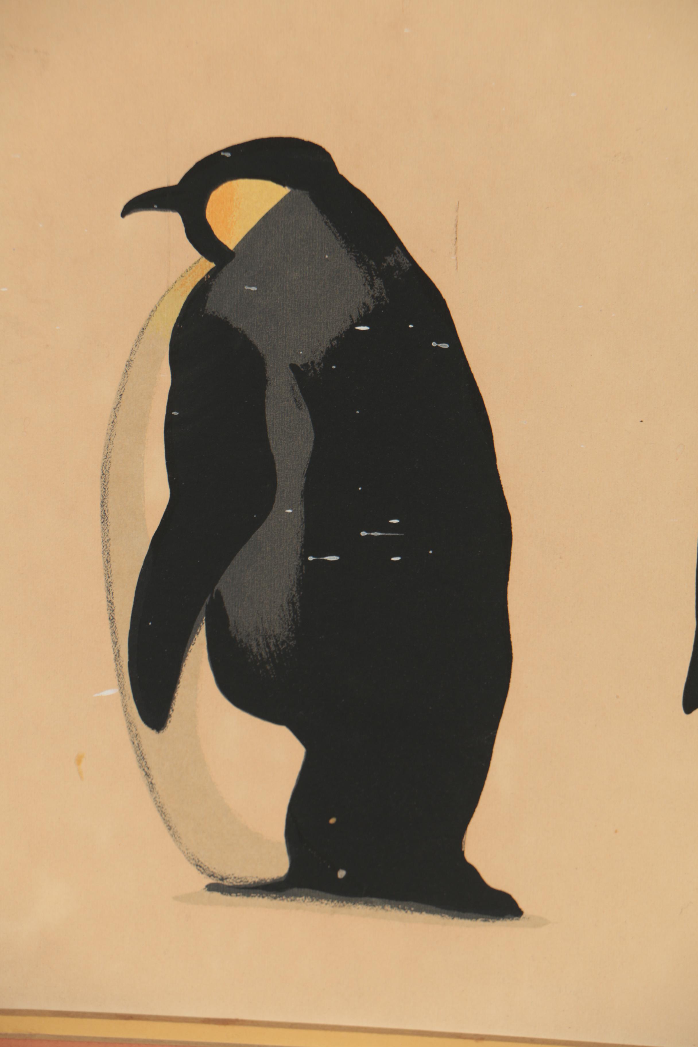 Serigraph after David Grose "Penguin Parade" | EBTH