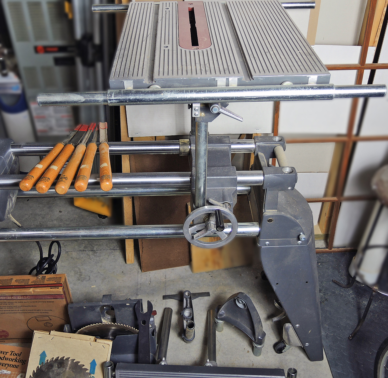ShopSmith Band Saw, Lathe, Table Saw, Horizontal Boring Drill and ...