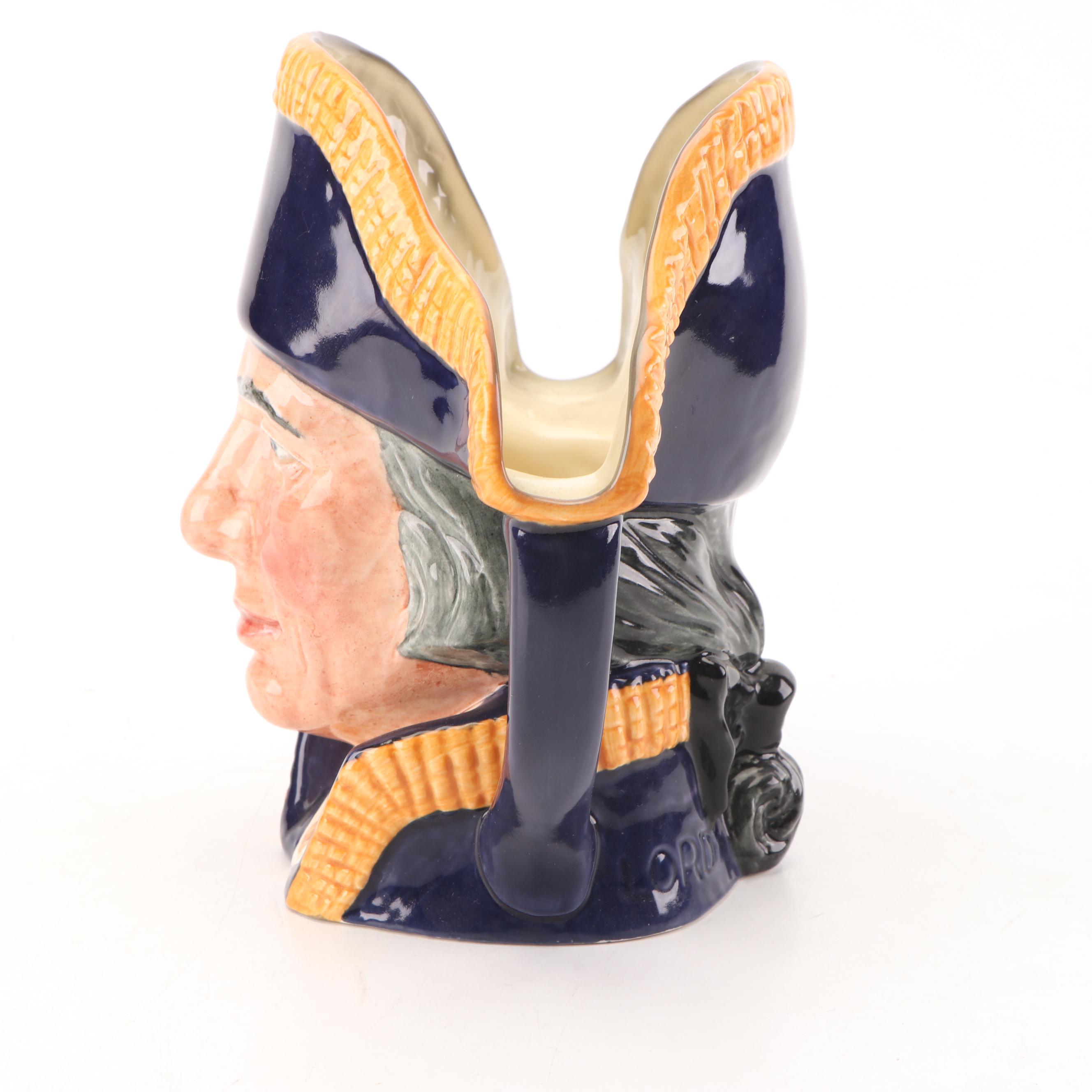 Royal Doulton "Lord Nelson" Character Toby Jug | EBTH