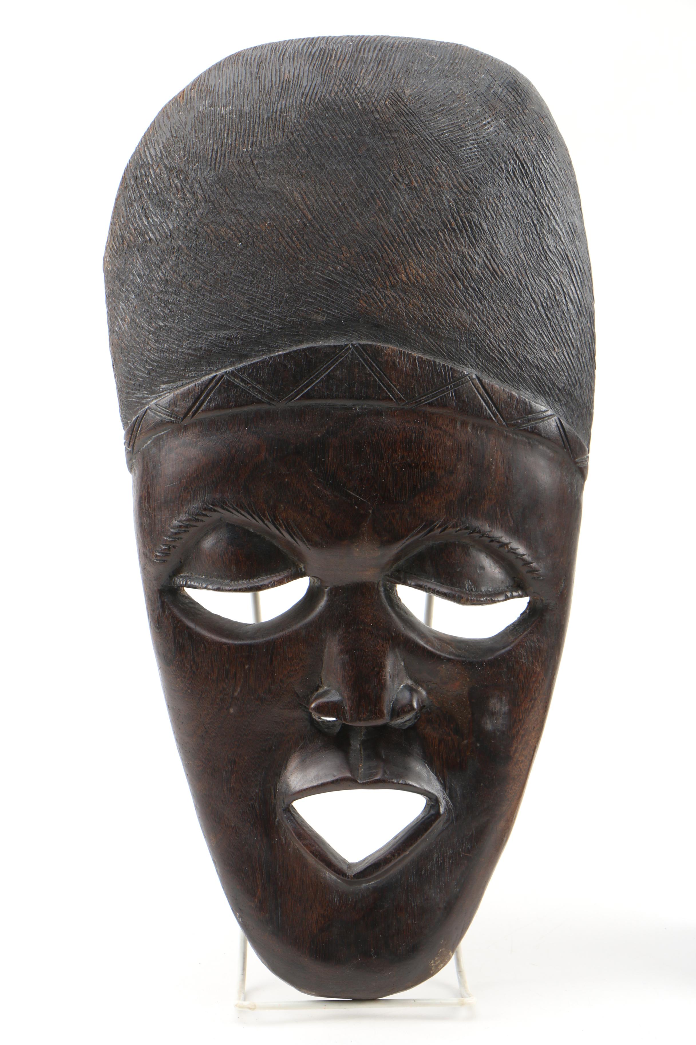 Haitian Style Wooden Mask and Sculpture | EBTH