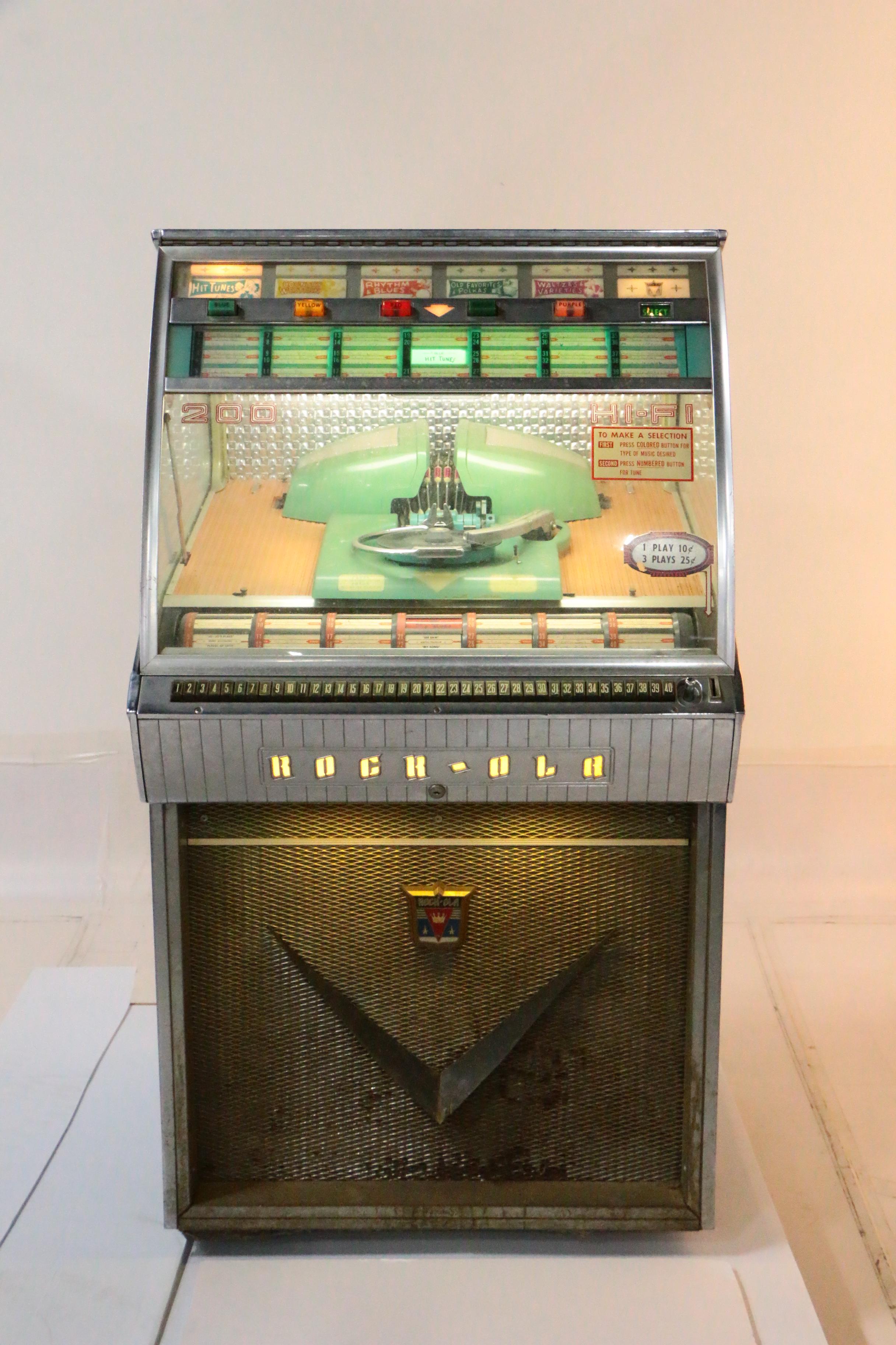 Rock-Ola Mfg. Corp., "Model 1465" 200-Selection Hi-Fi Jukebox, 1958 | EBTH