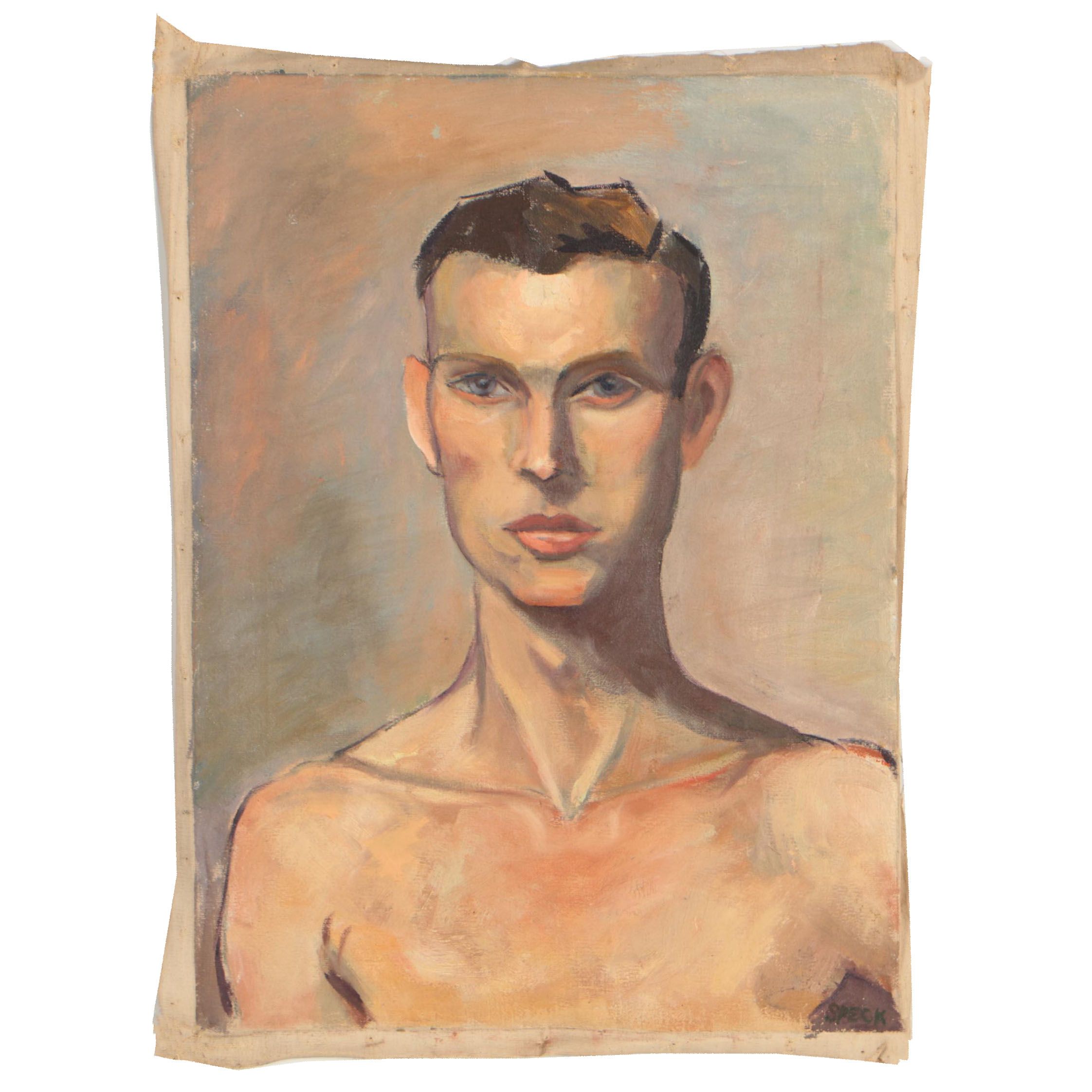 C. George Speck Oil Portrait | EBTH