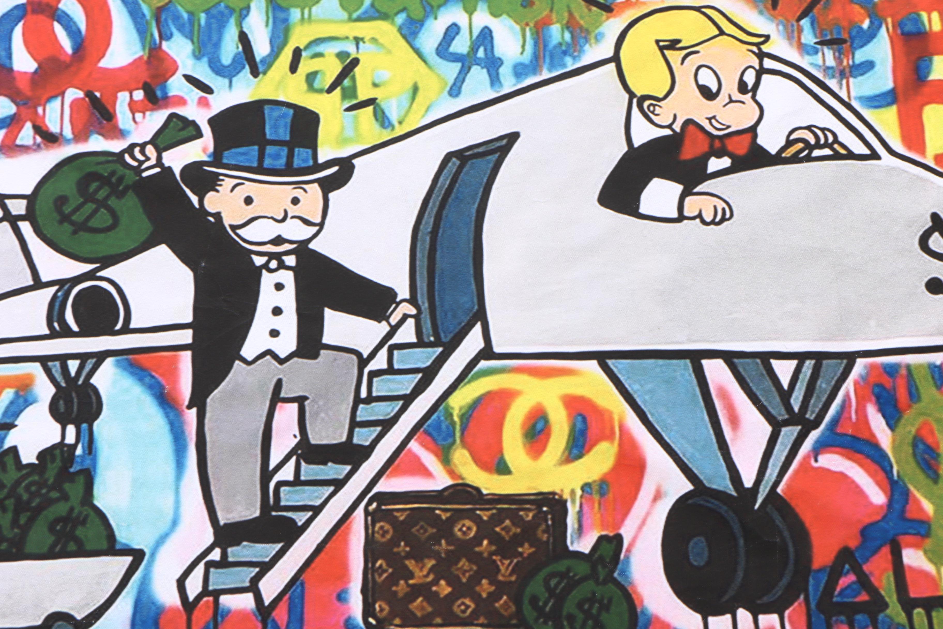Giclee Print after Alec Monopoly of Richie Rich and Mr. Money Bags in ...