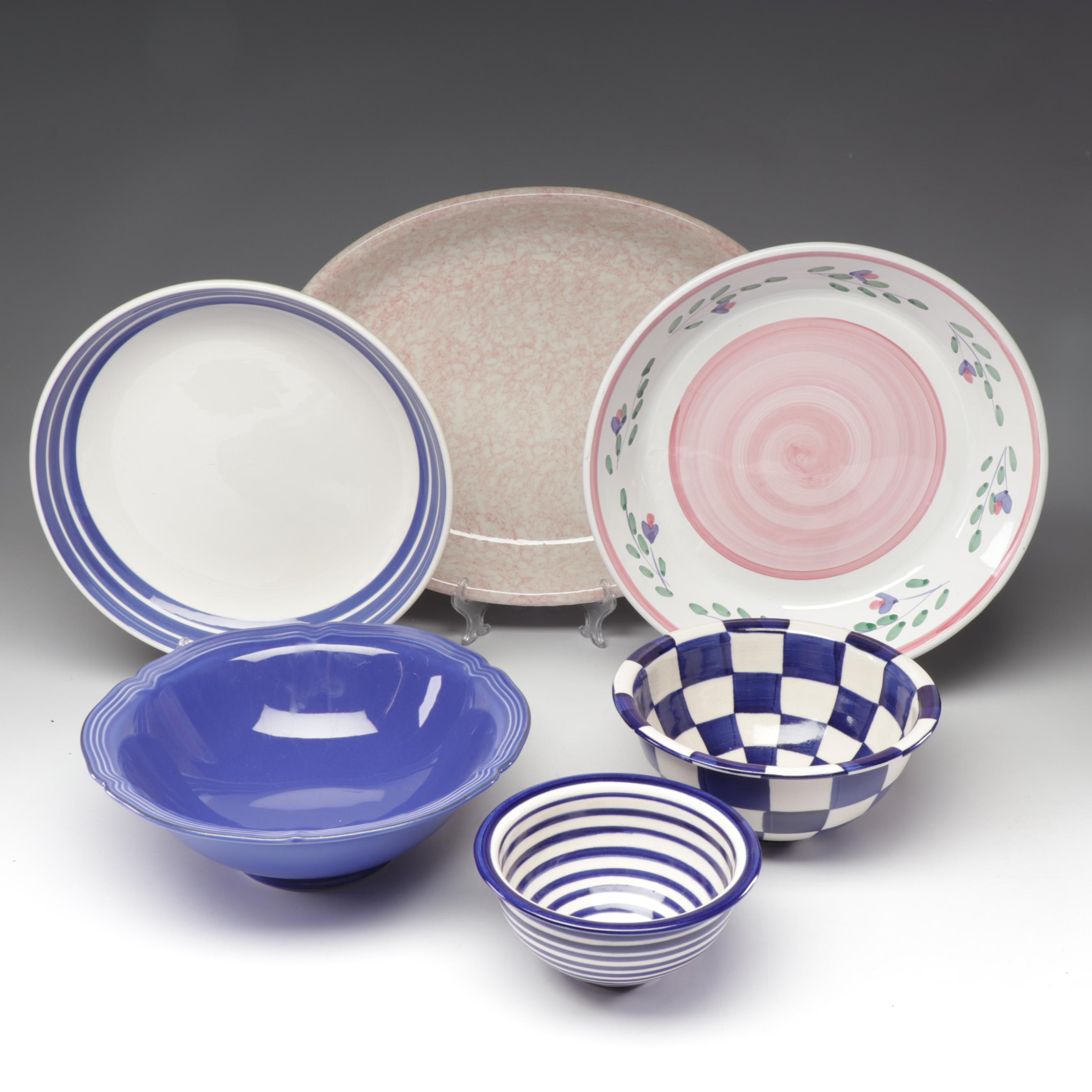 Italian Ceramic Serving Dishes Including Caleca | EBTH