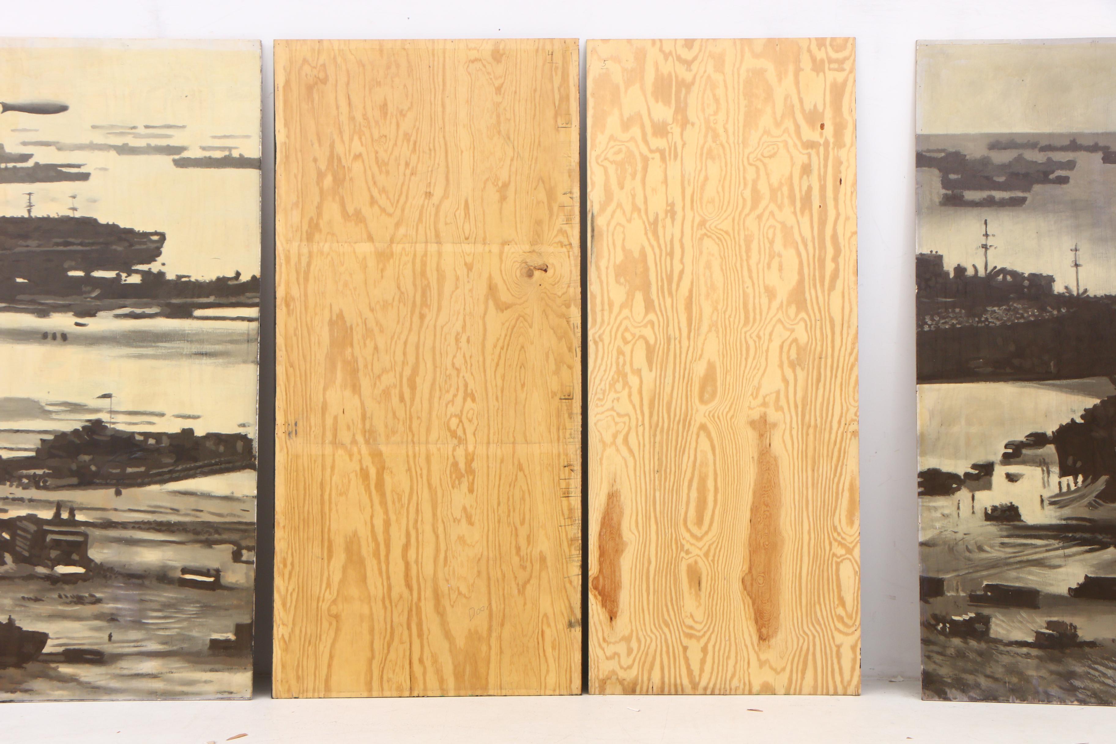 Greg Storer Multi-Panel World War II Themed Mural Painting | EBTH