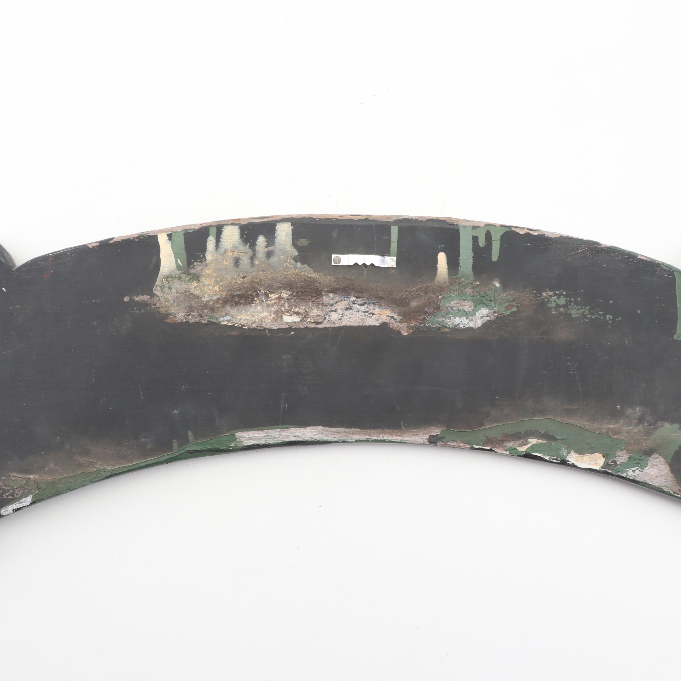 Painted Wood "Vagrant" Sign | EBTH