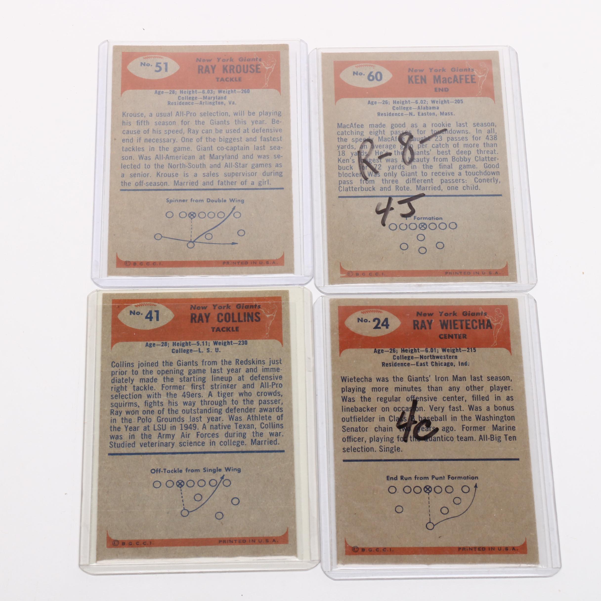 1955 Bowman Football Cards | EBTH