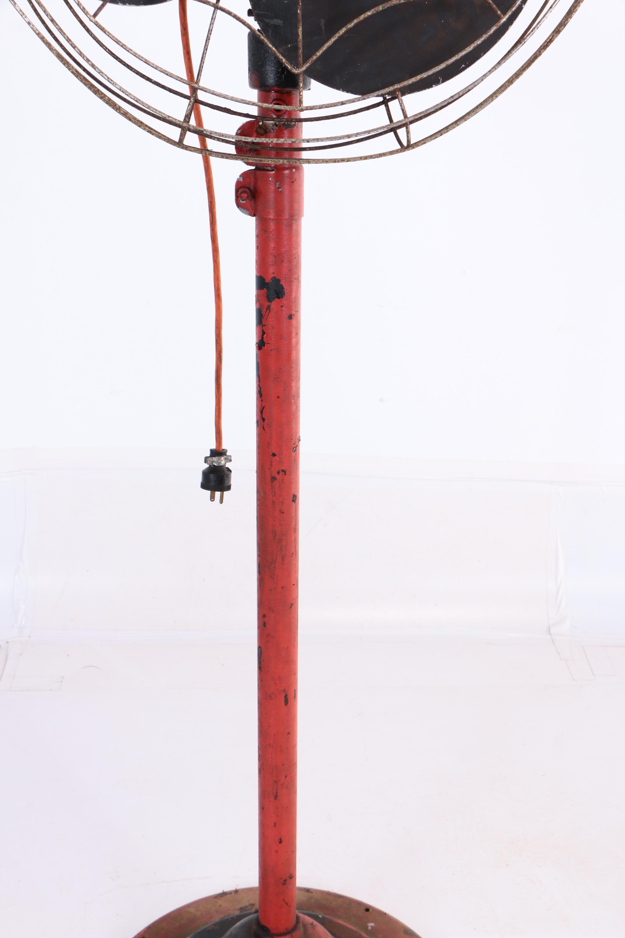 Vintage Industrial Floor Fan | EBTH