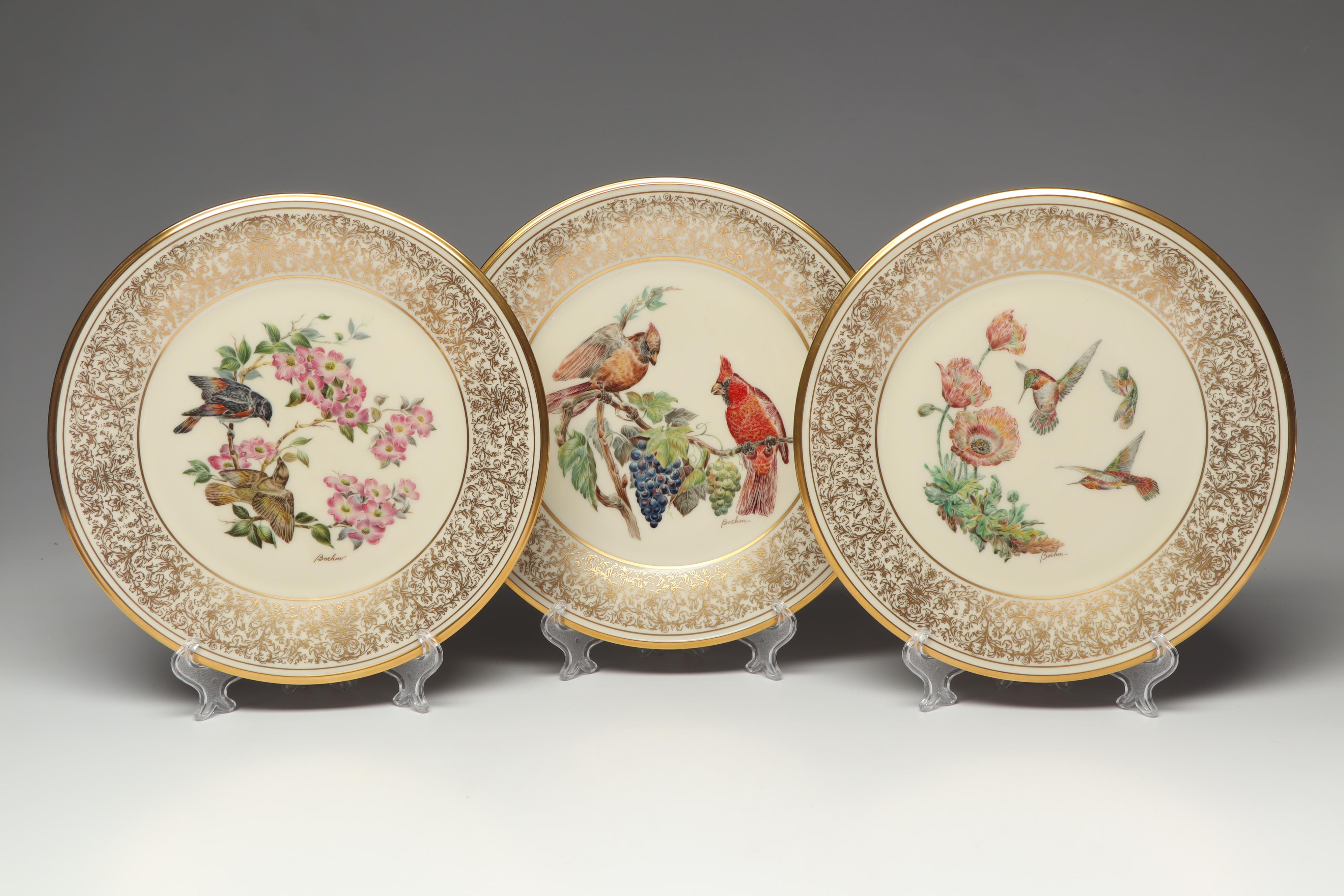 Lenox "Boehm Birds" Plates, 1970 | EBTH