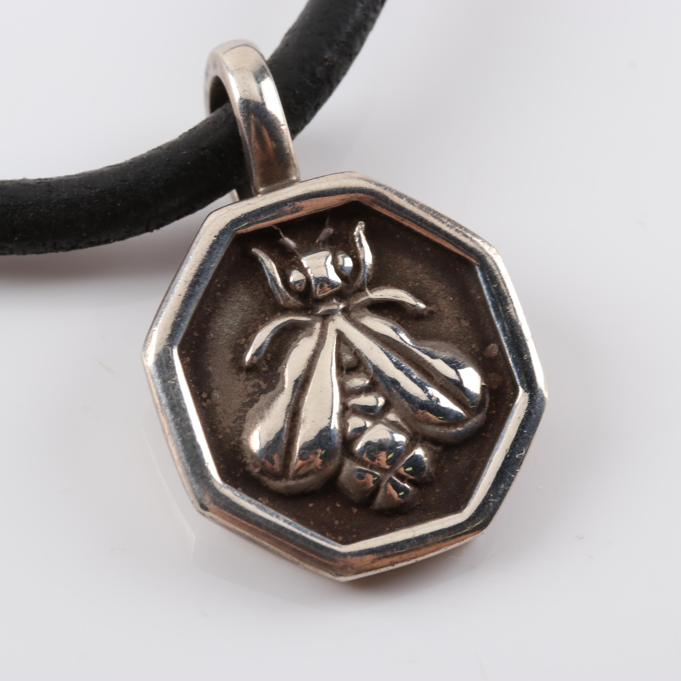 Slane & Slane Sterling Silver Bee Pendant Necklace | EBTH