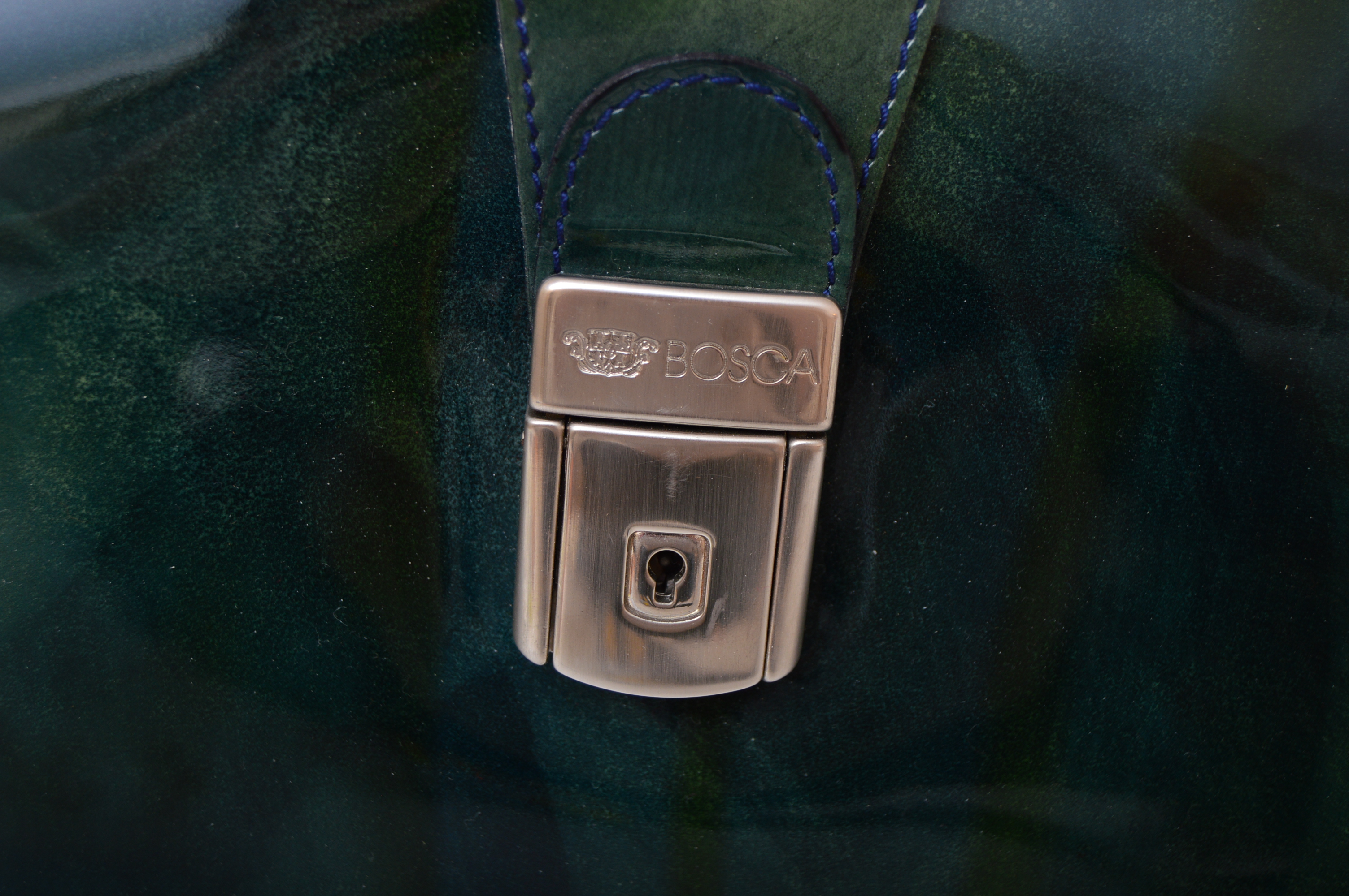 Bosca Piccolo Collection Patent Leather Handbag | EBTH