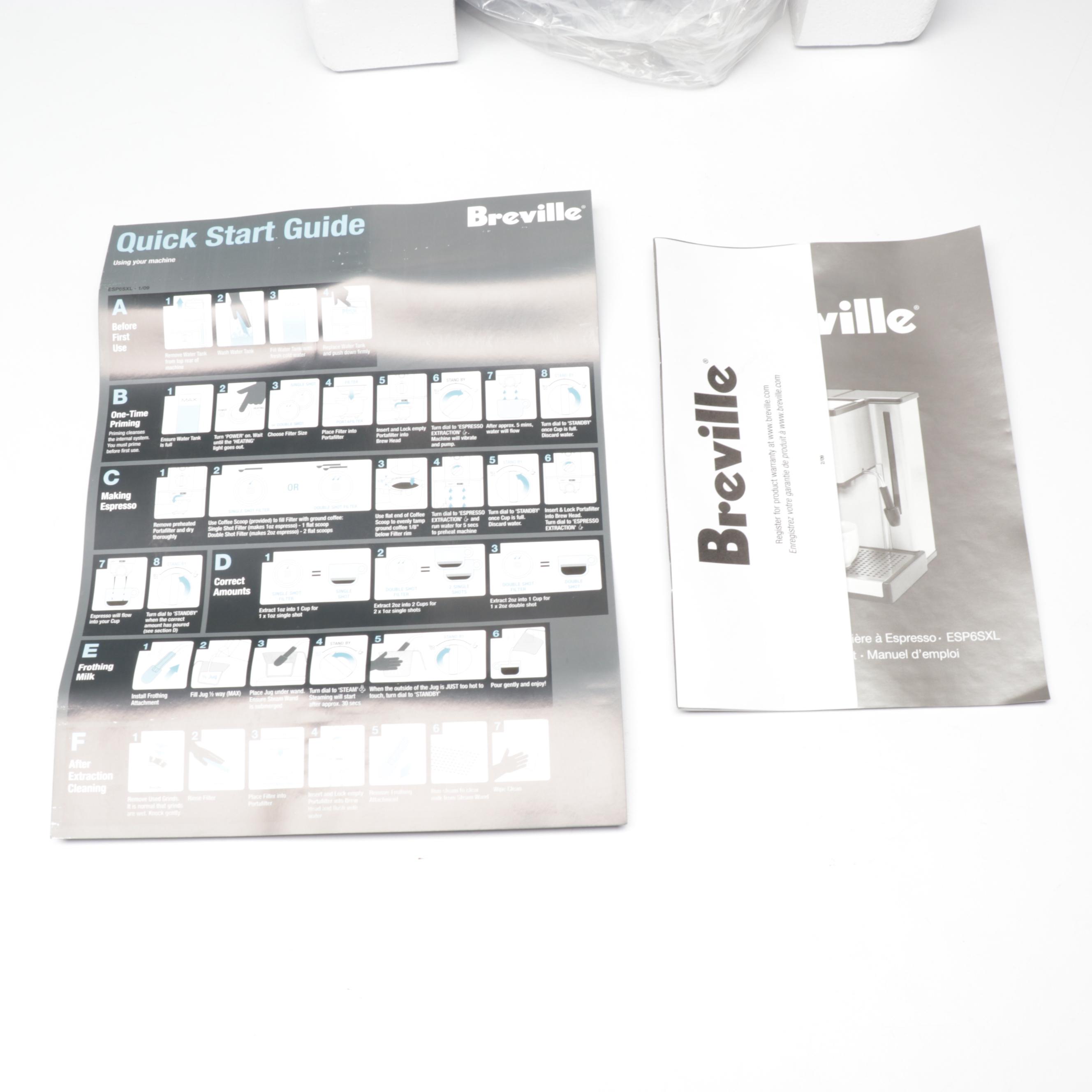 Breville Cafe Modena Espresso Machine | EBTH