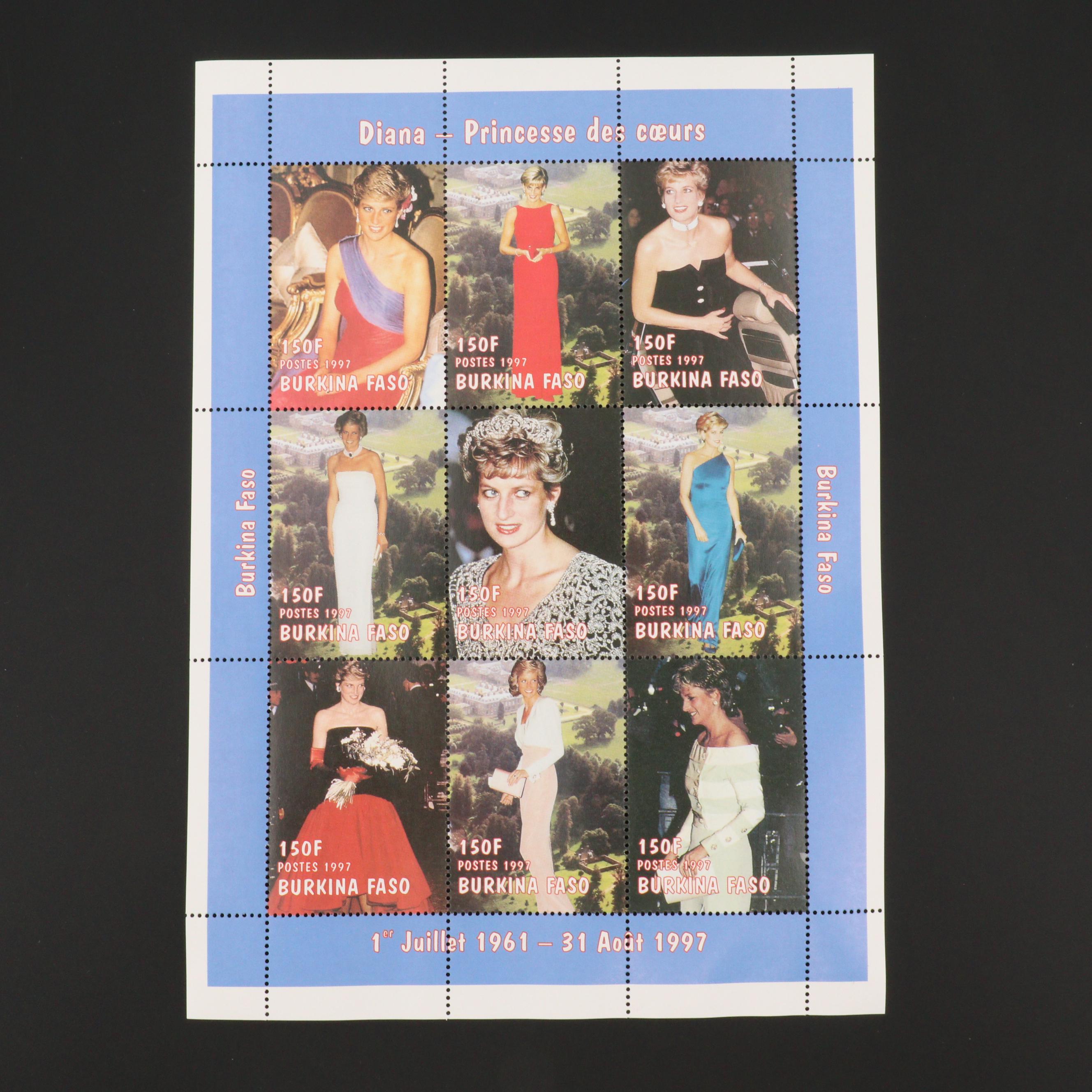 Princess Diana Stamp Collection | EBTH