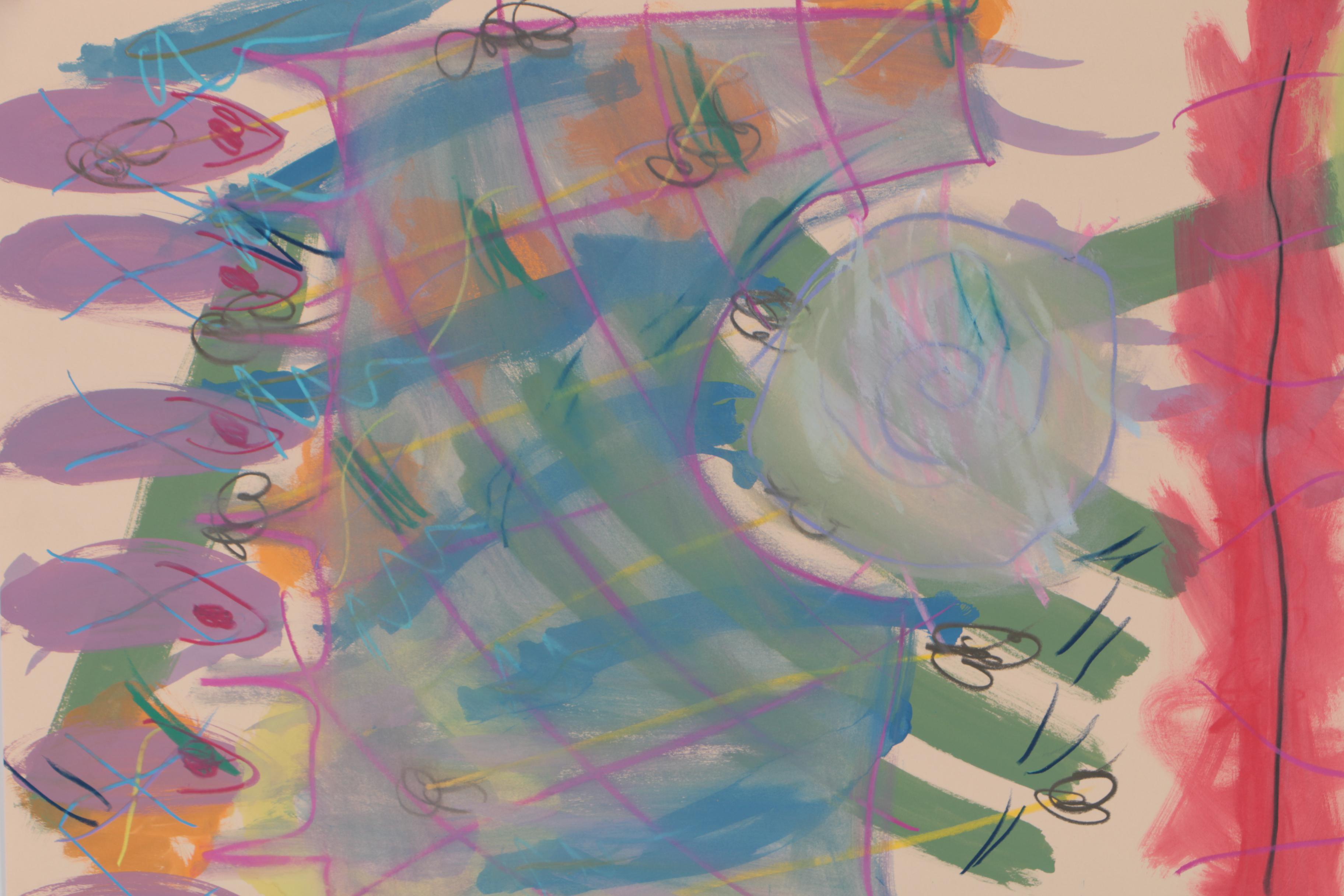 Merle Rosen Acrylic and Pastel "Pulse/Impulse" | EBTH