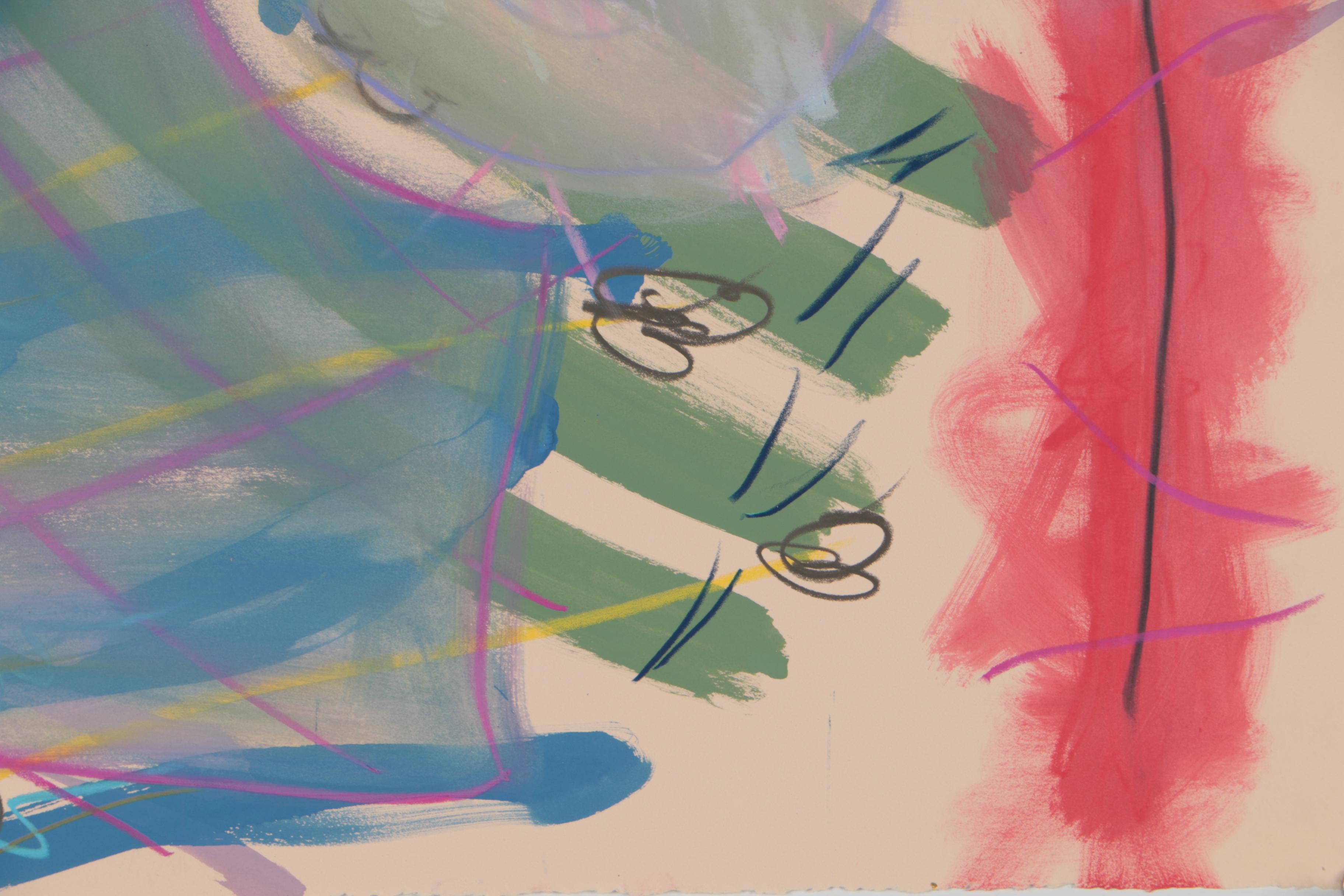 Merle Rosen Acrylic and Pastel "Pulse/Impulse" | EBTH