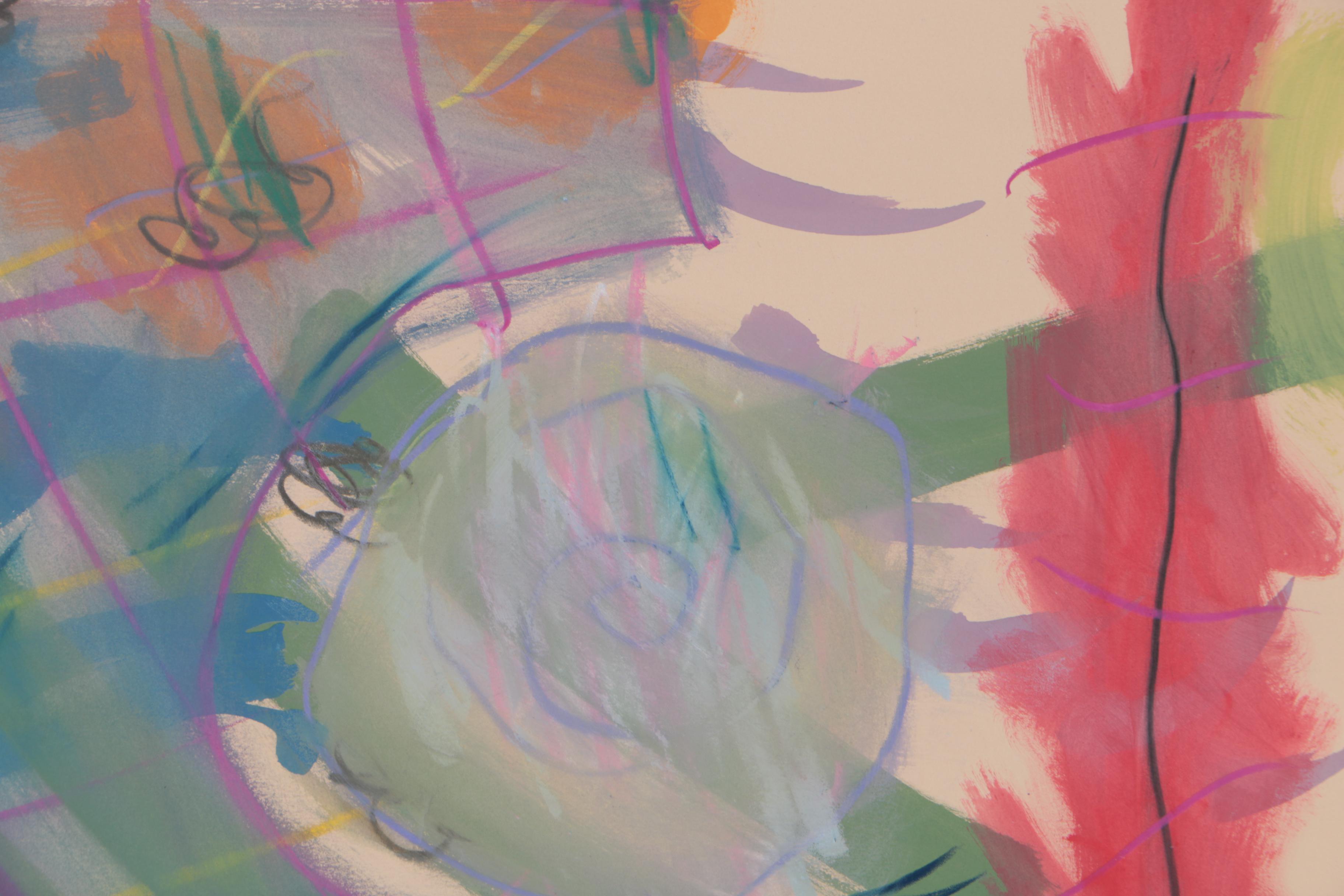 Merle Rosen Acrylic and Pastel "Pulse/Impulse" | EBTH