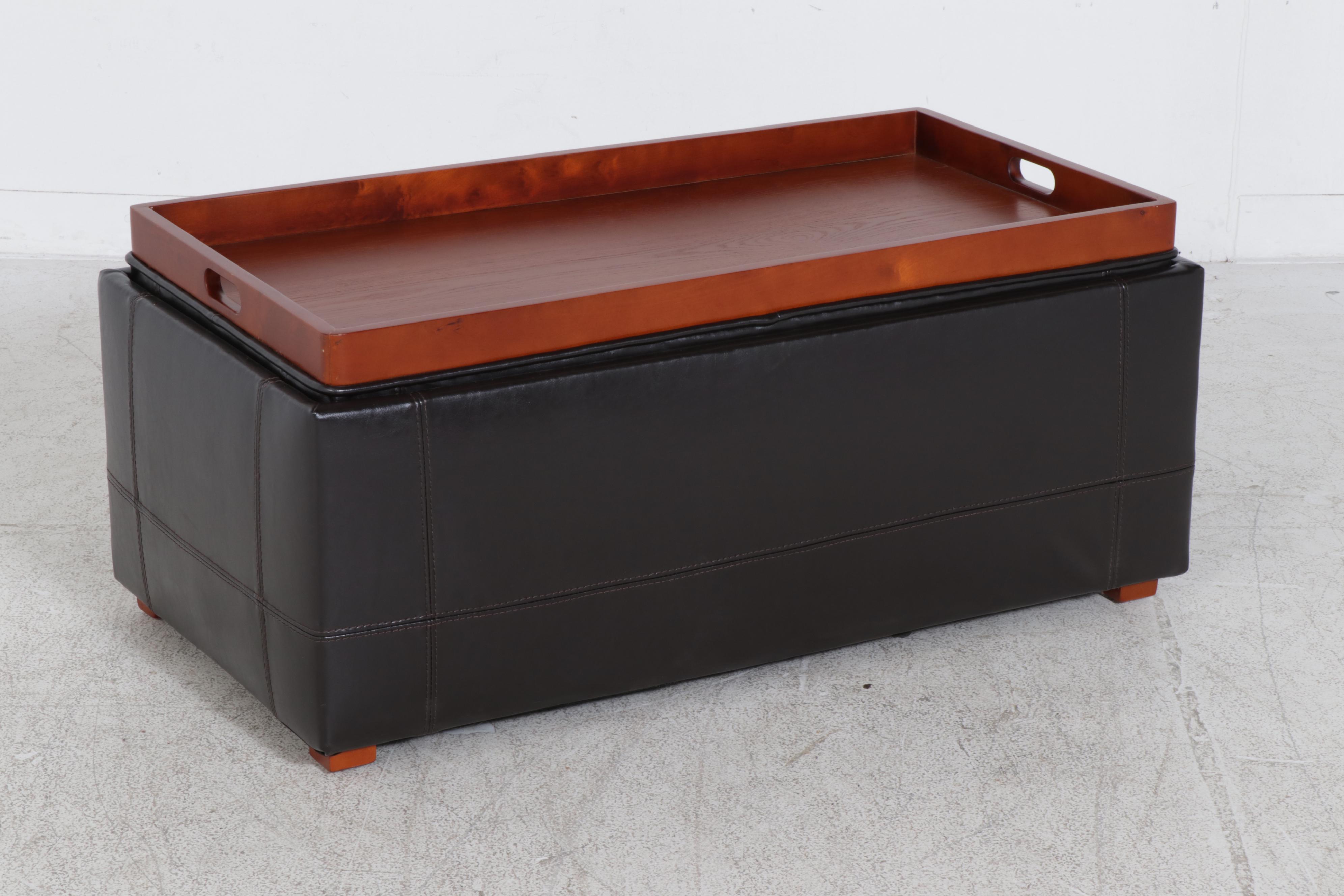 Convertable Ottoman and Coffee Table | EBTH