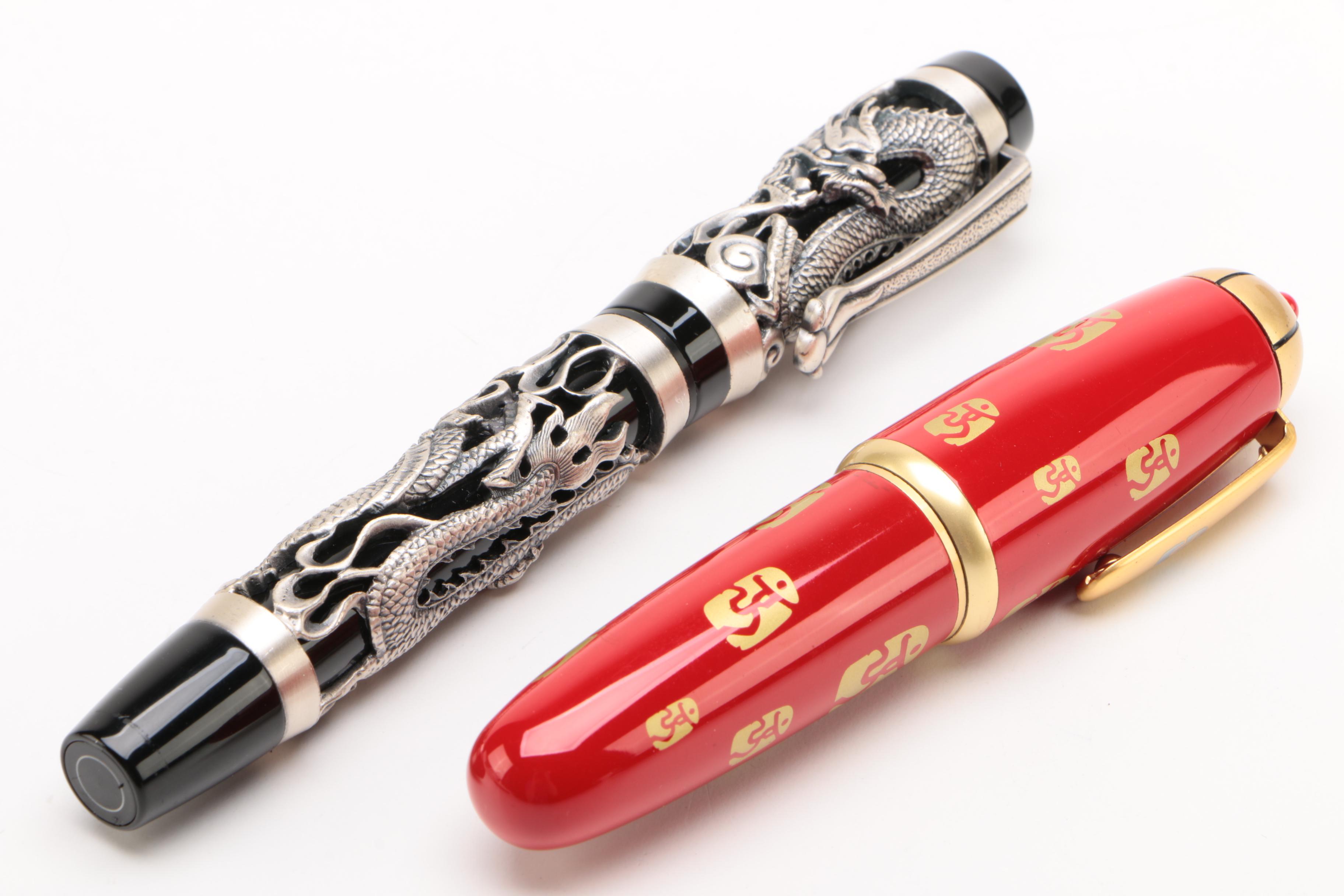 Chinese Ballpoint Pens Featuring Beijing 2008 Olympics and Dragons | EBTH