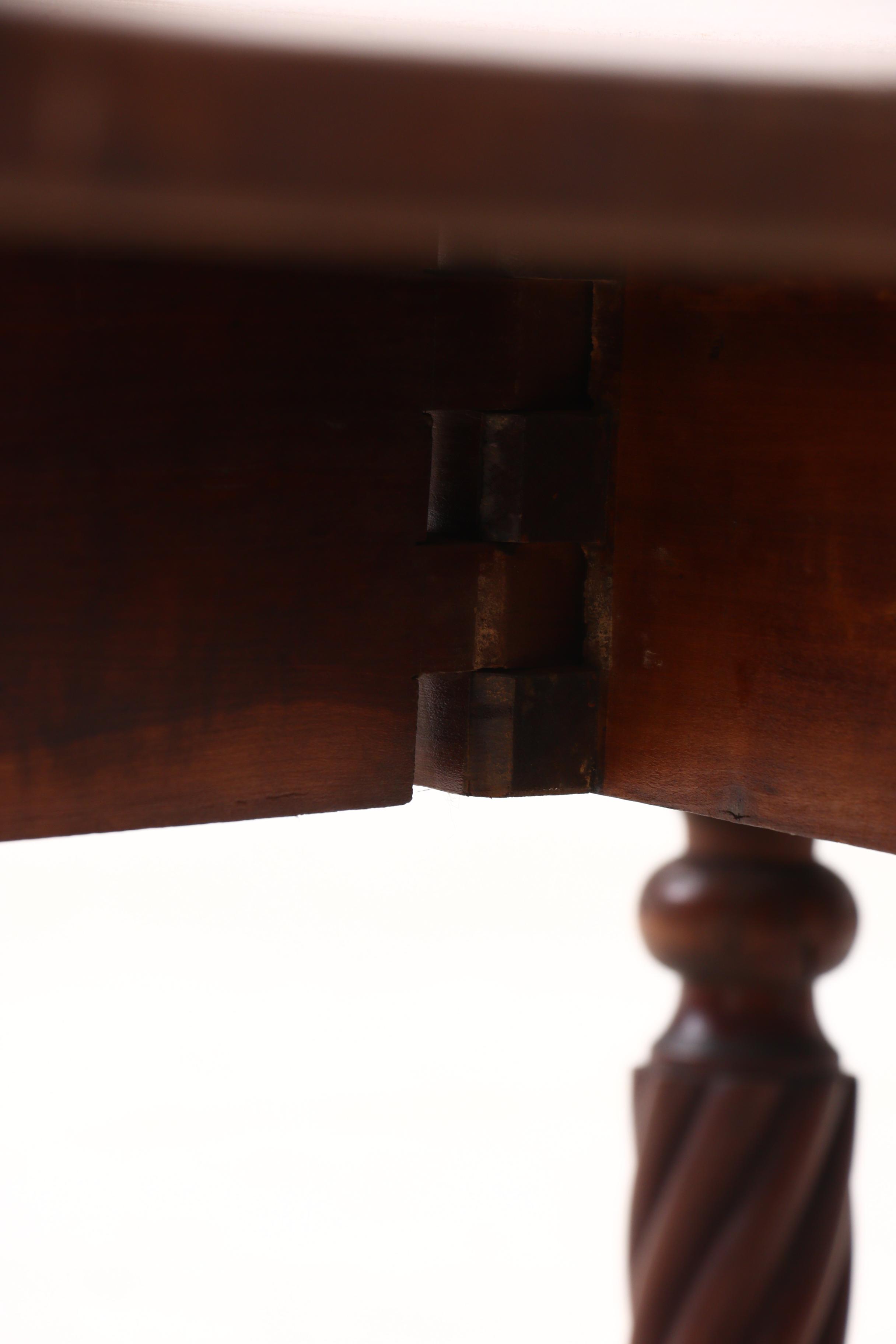 Rope-Leg Cherry Drop-Leaf Dining Table | EBTH