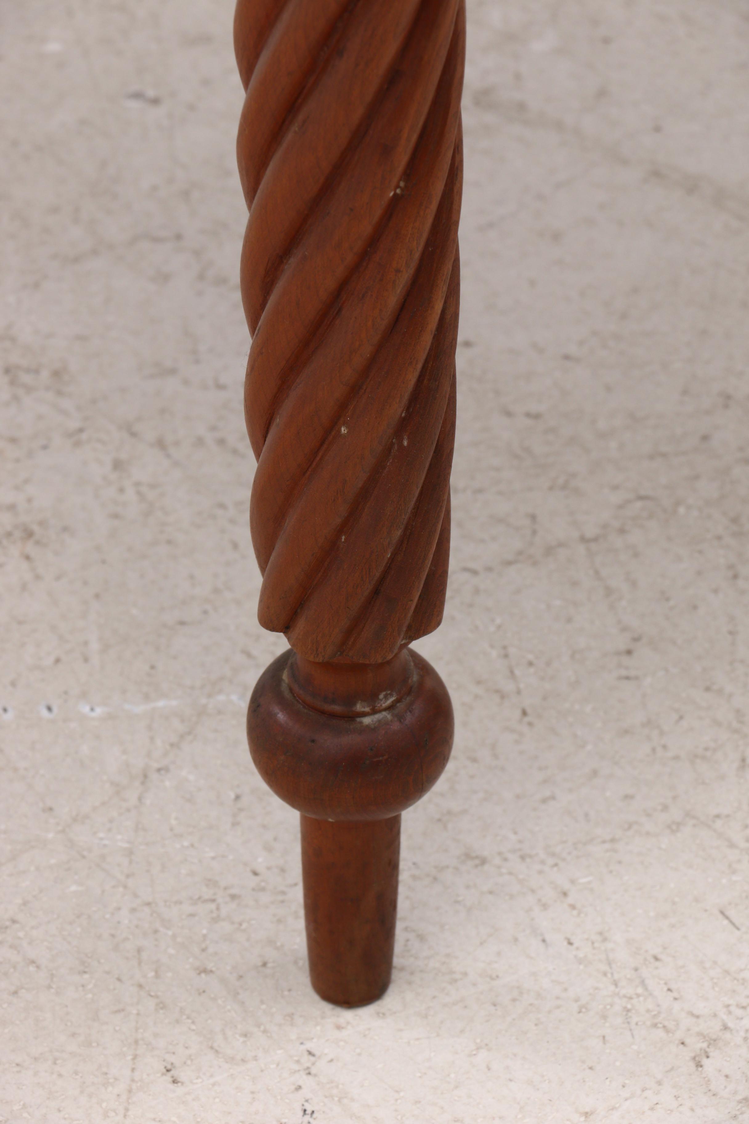 Rope-Leg Cherry Drop-Leaf Dining Table | EBTH