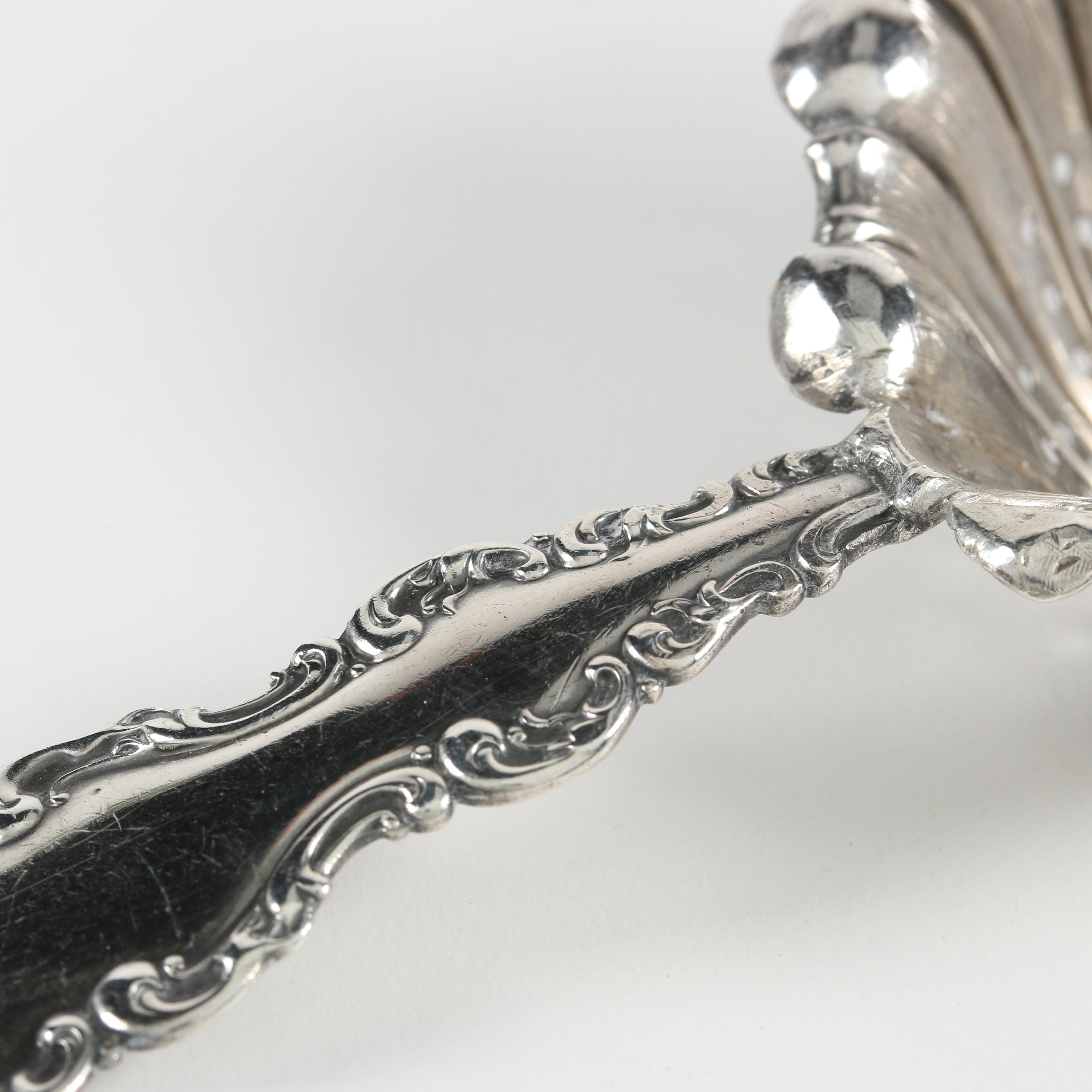 Whiting Mfg. Co. "Louis XV" and "Imperial Queen" Sterling Overcup Tea ...