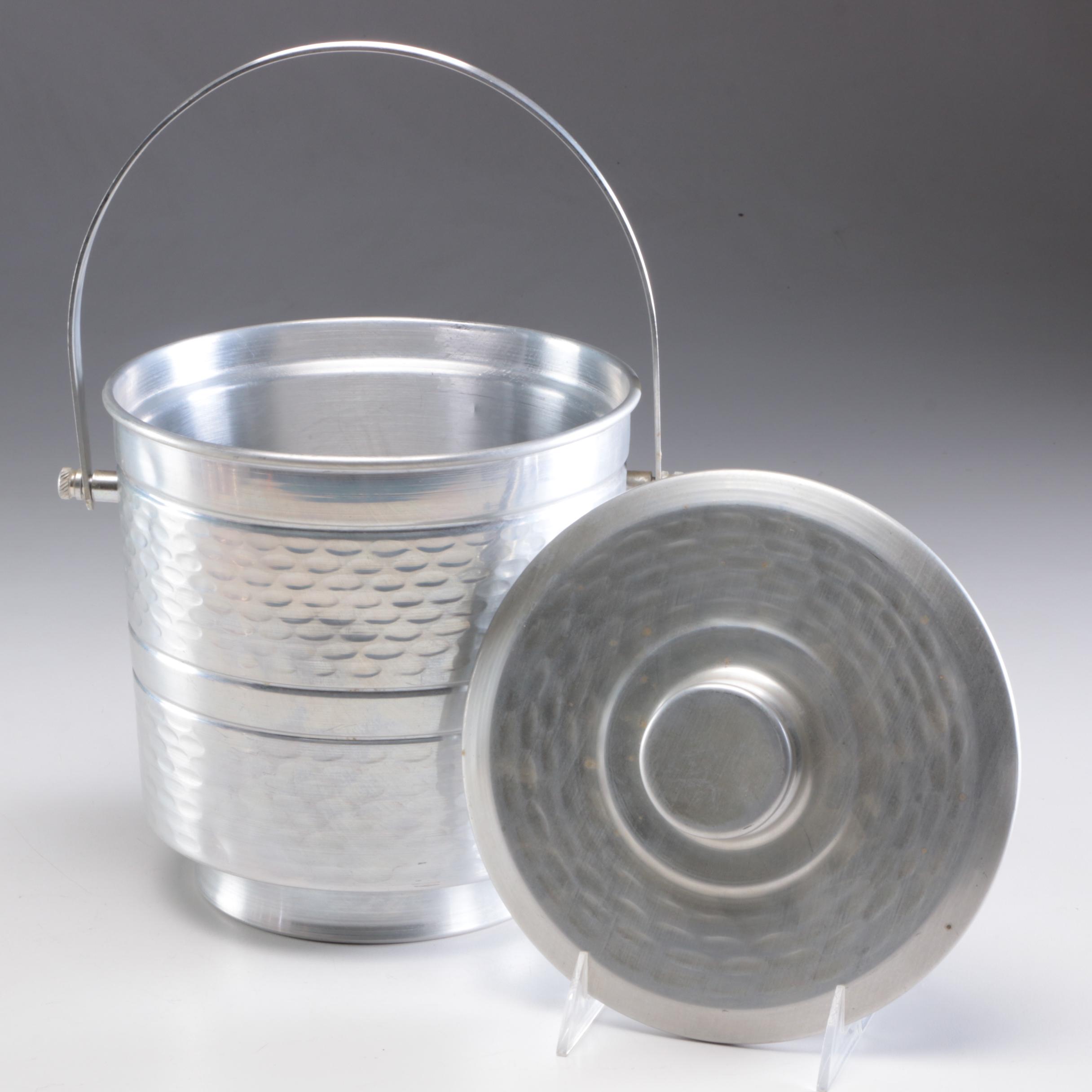 Nasco Italian Aluminum Ice Bucket with Smirnoff Mule Mugs | EBTH